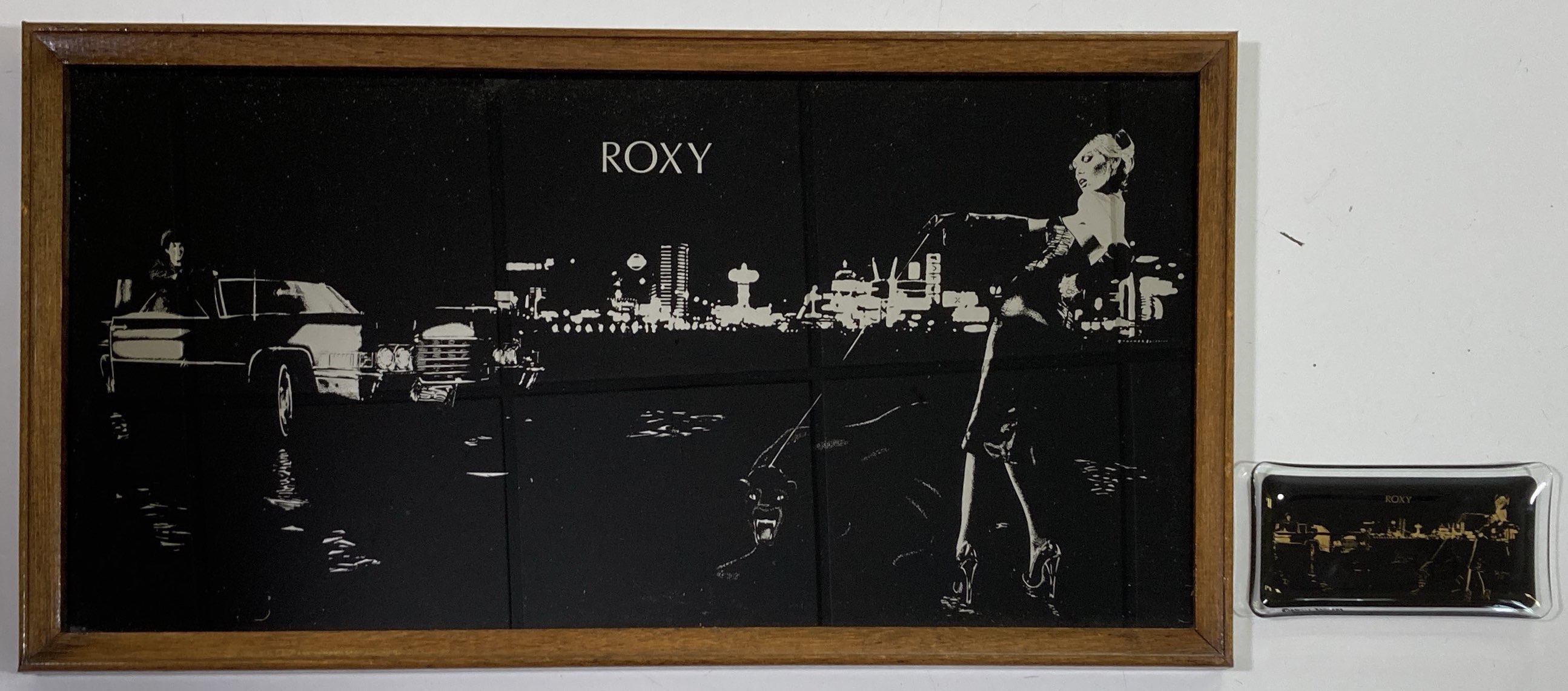 Lot 43 - ROXY MUSIC - A RARE 1973 PROMOTIONAL MIRROR