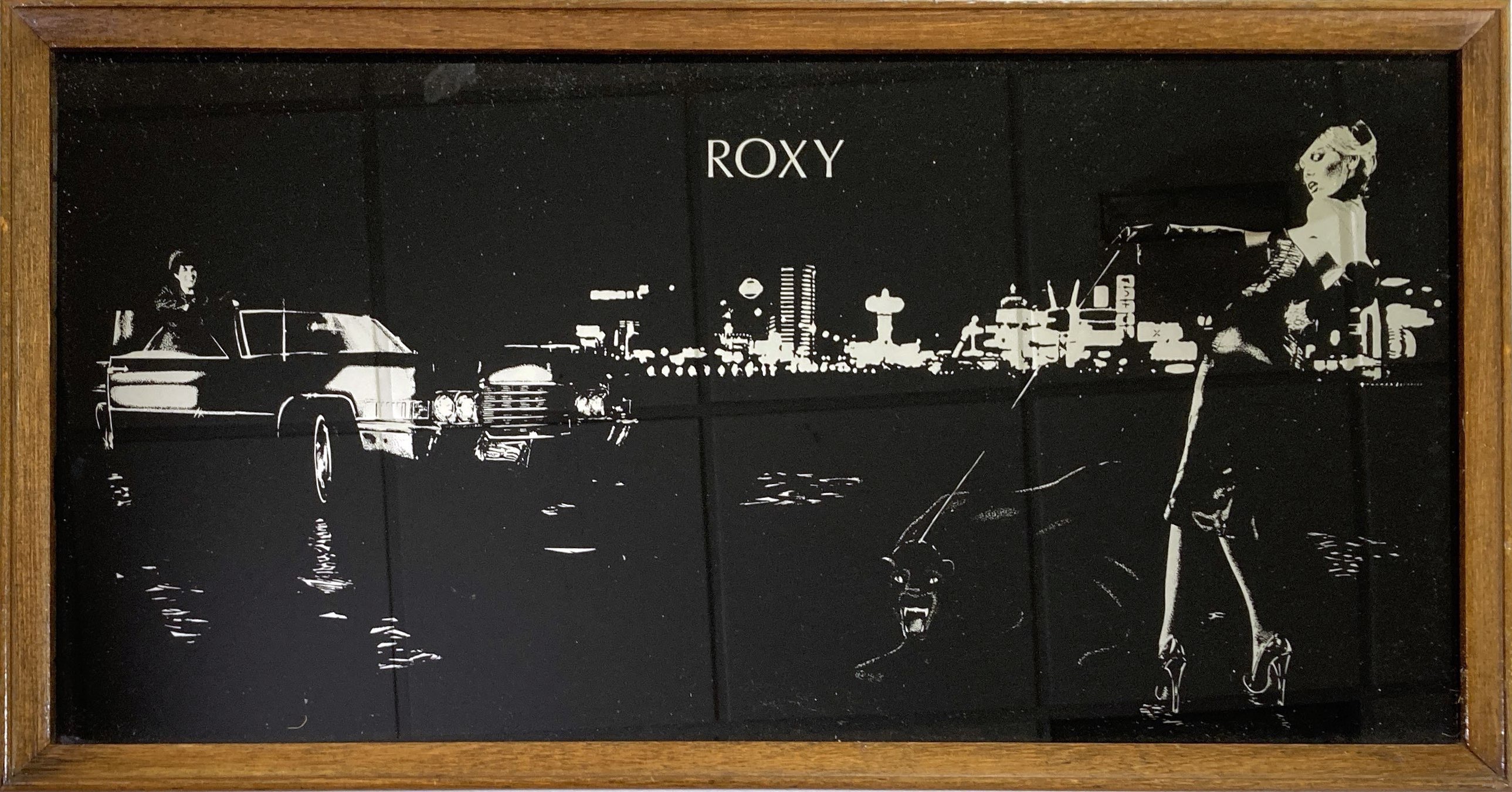 Lot 43 - ROXY MUSIC - A RARE 1973 PROMOTIONAL MIRROR