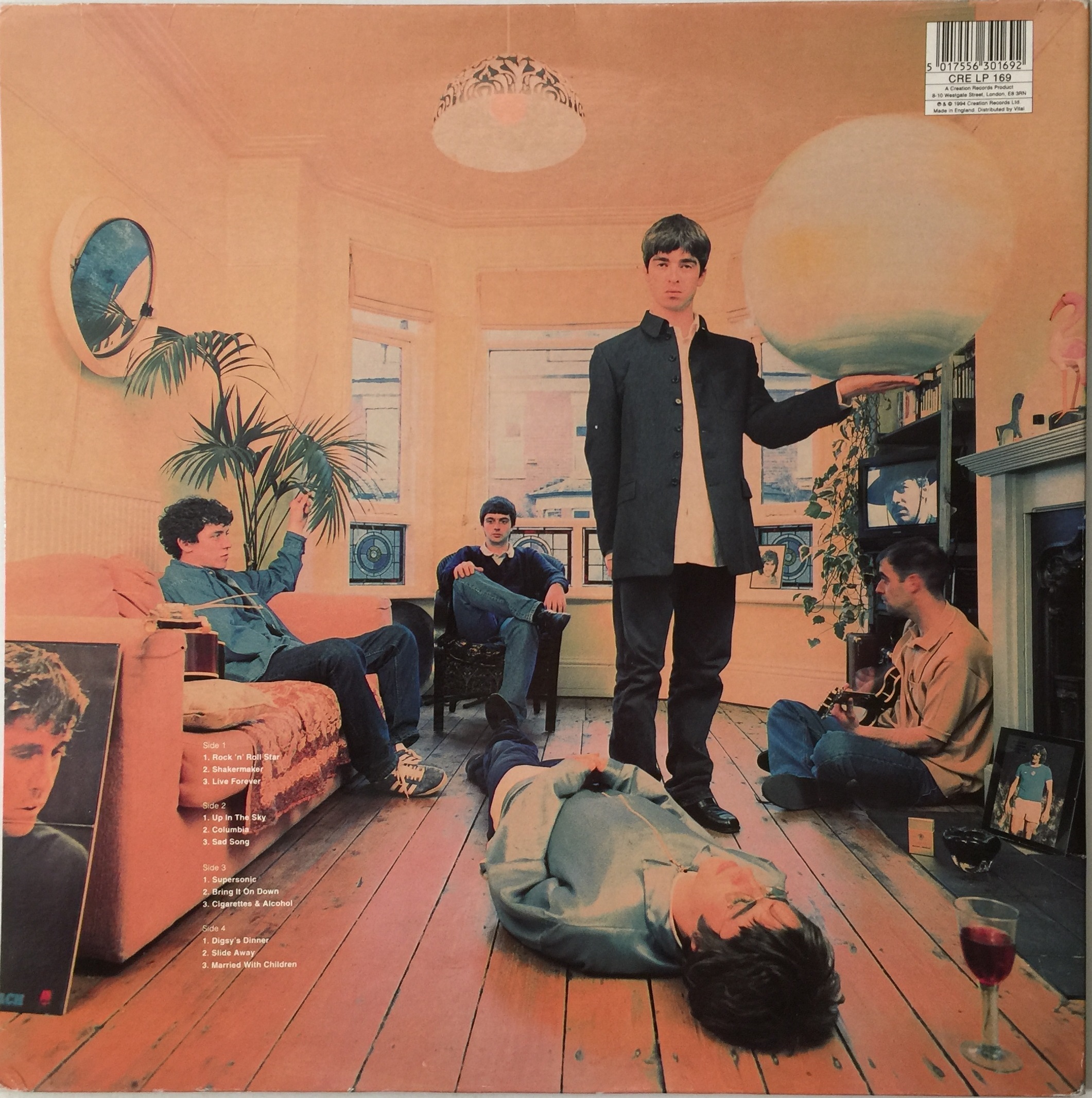 Lot 80 - OASIS - DEFINITELY MAYBE LP (ORIGINAL UK COPY