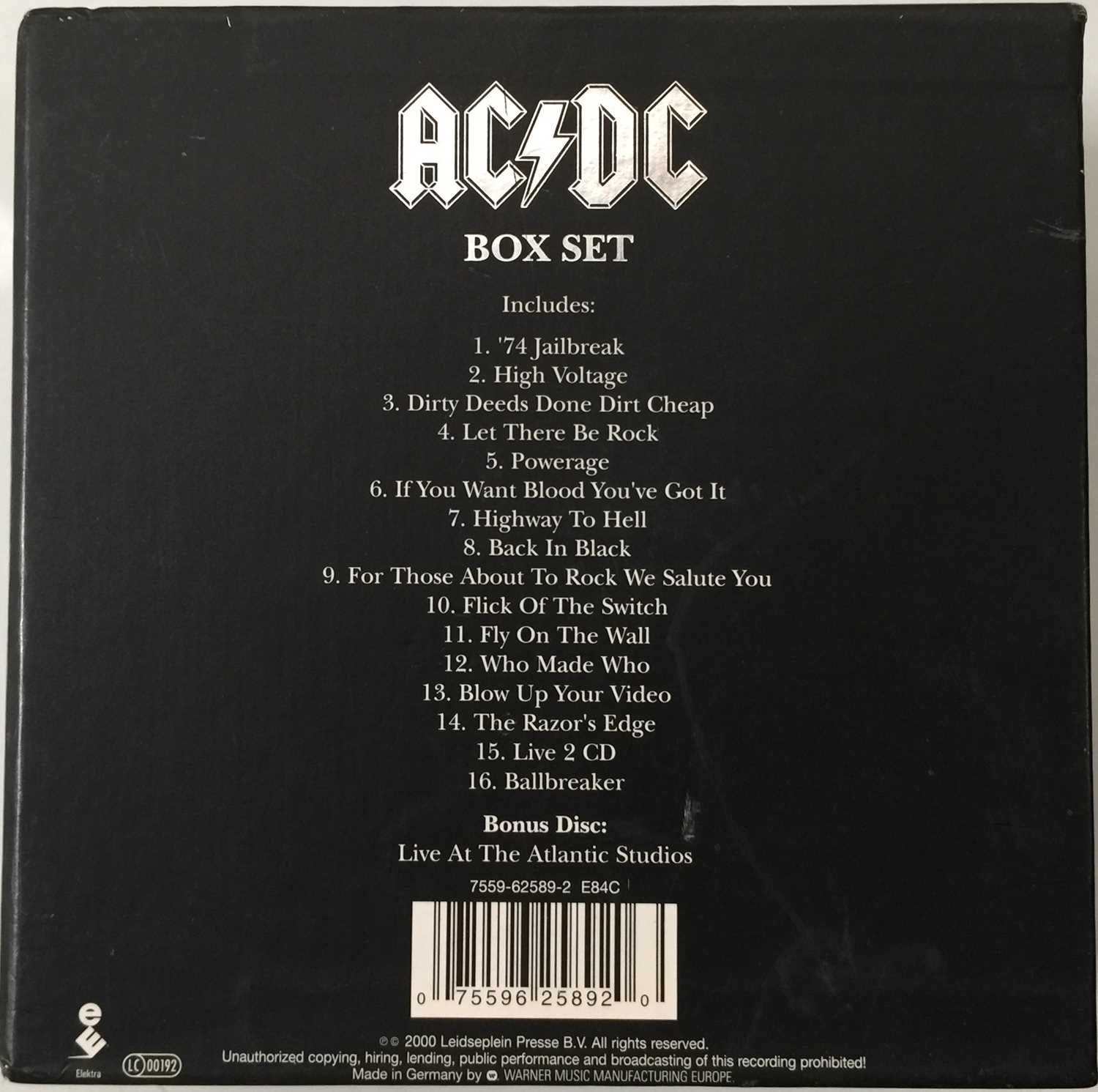 Lot 388 - AC/DC - BOX SET (CD ALBUM SET - 7559