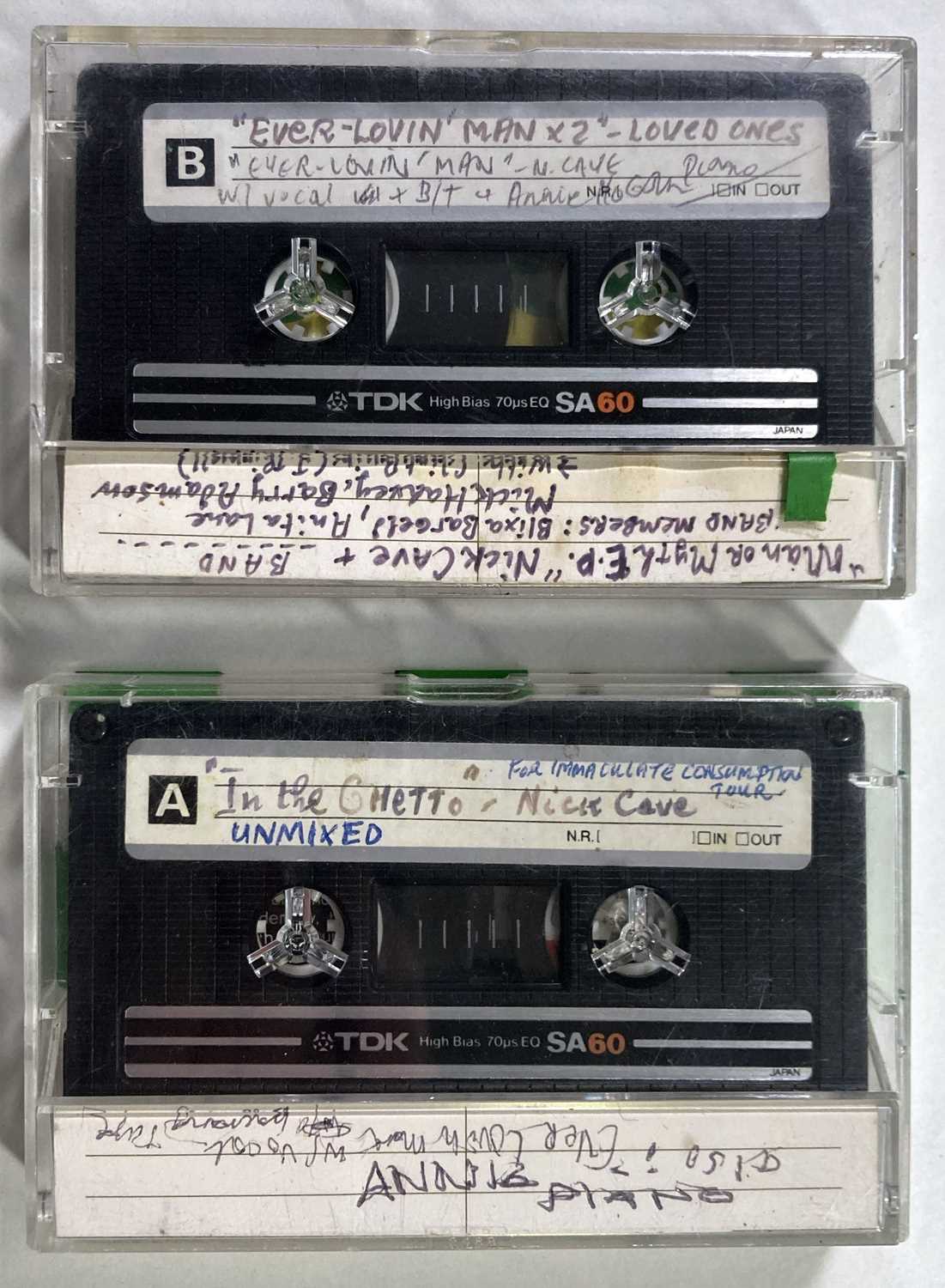 Lot 436 - NICK CAVE DEMO CASSETTE TAPES.
