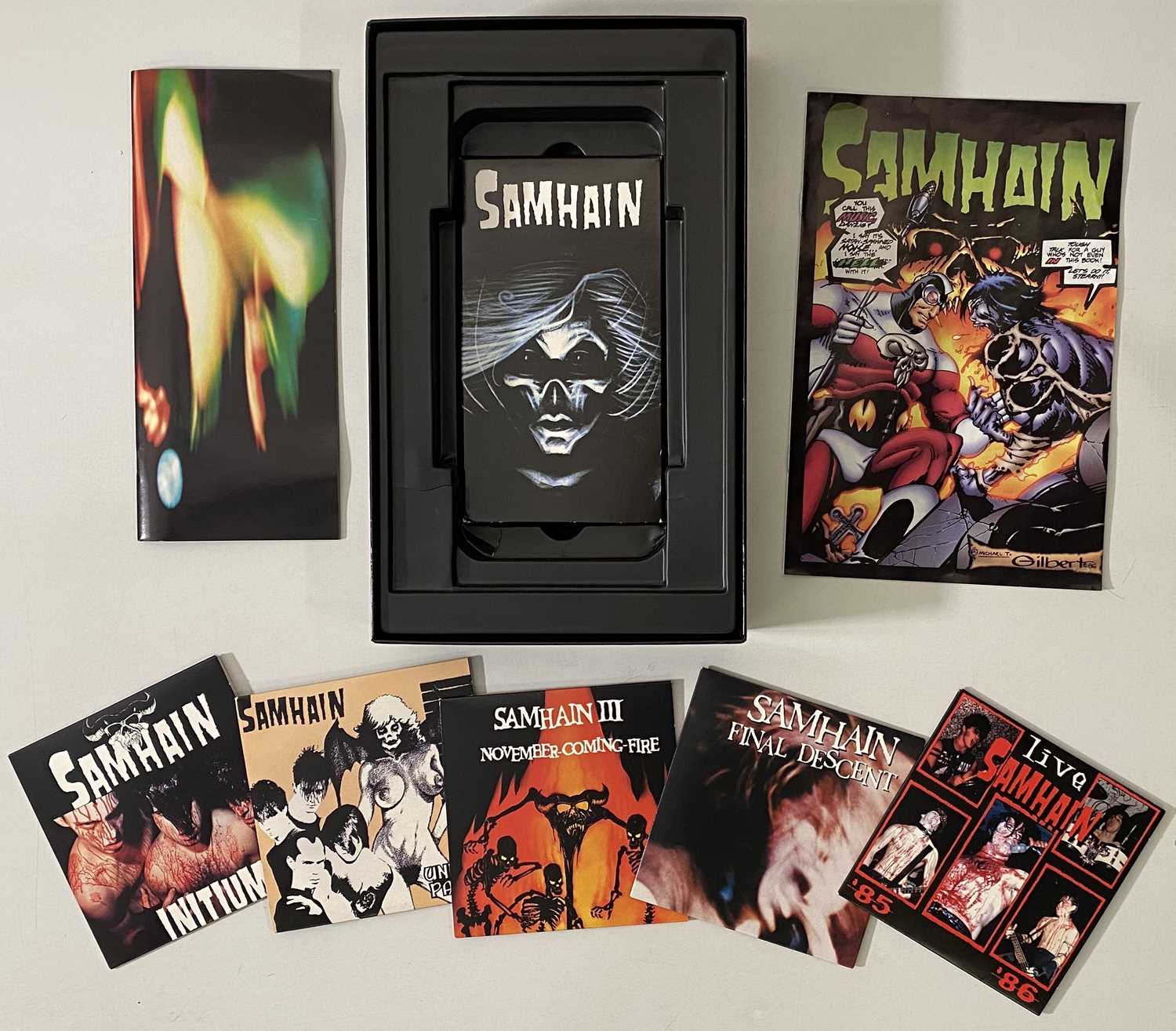 Lot 260 - SAMHAIN - SAMHAIN CD BOX SET (CD/ VHS/ COMIC