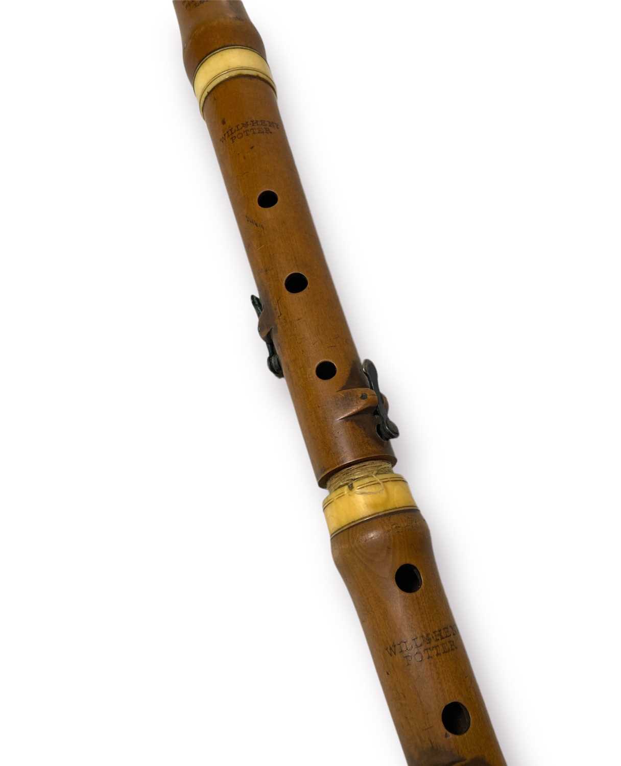 Lot 28 - ANTIQUE FLUTE BY WILLIAM HENRY POTTER.