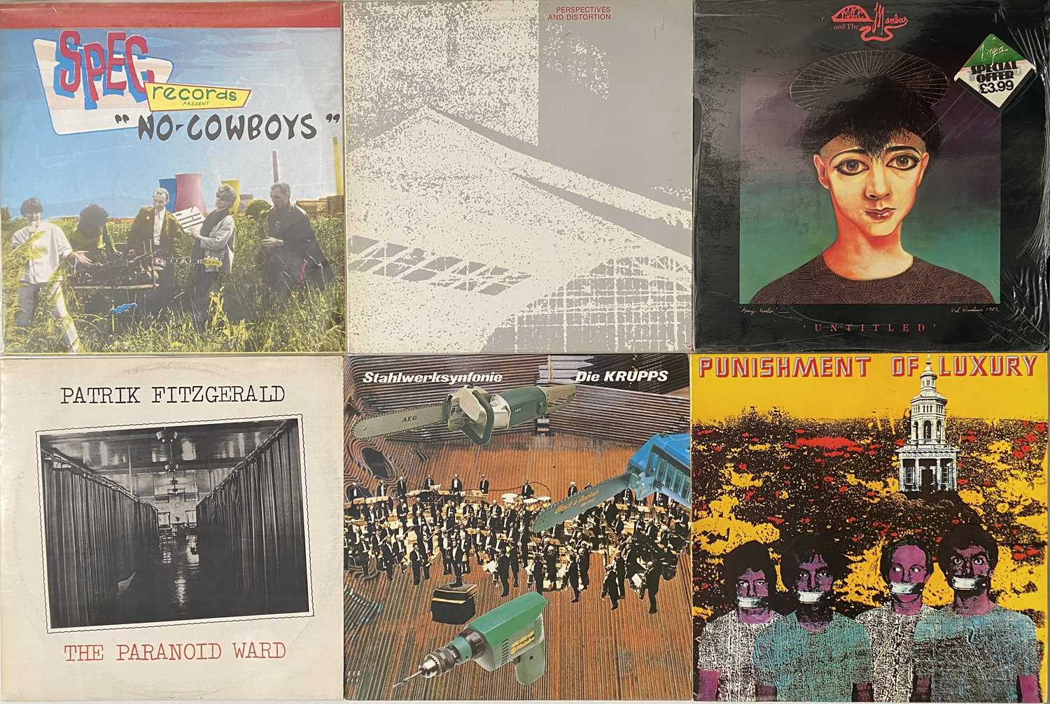 Lot 116 - NEW WAVE/PUNK/ALT - LP/12" COLLECTION.