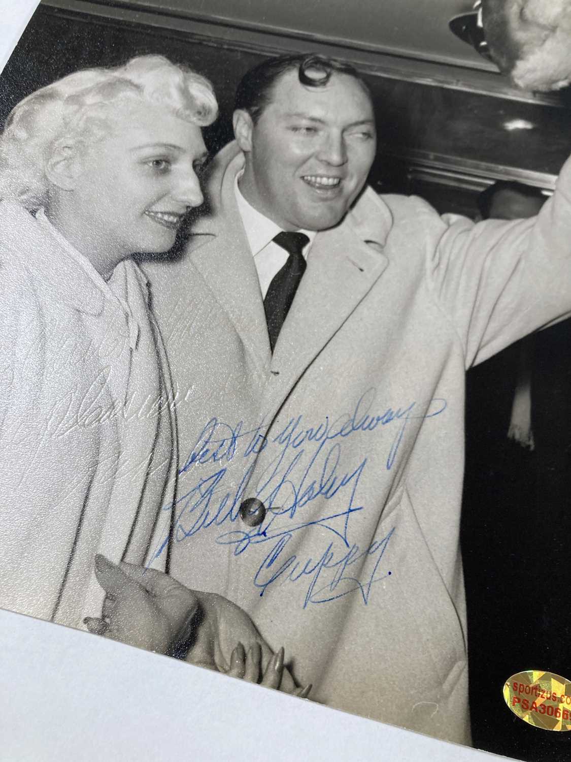 Lot 392 - BILL HALEY AUTOGRAPHS,