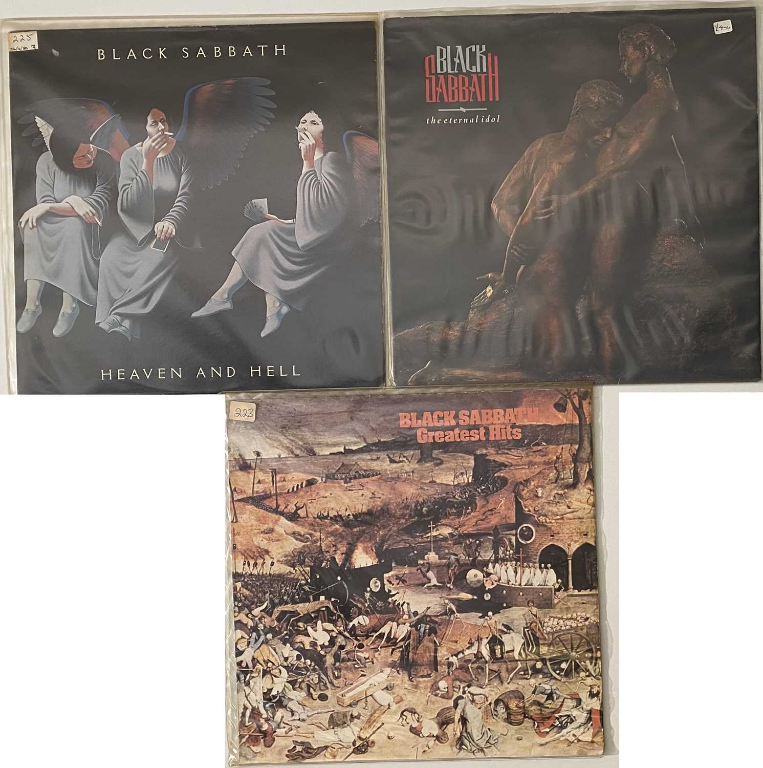 Lot 270 - LED ZEP/DEEP PURPLE/BLACK SABBATH - LP