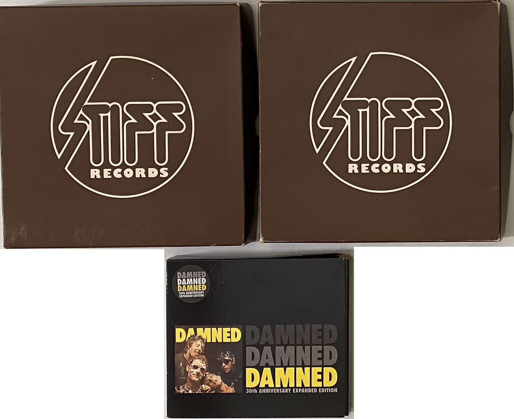 Lot 159 - STIFF RECORDS/RELATED ARTISTS - 7" BOX SETS