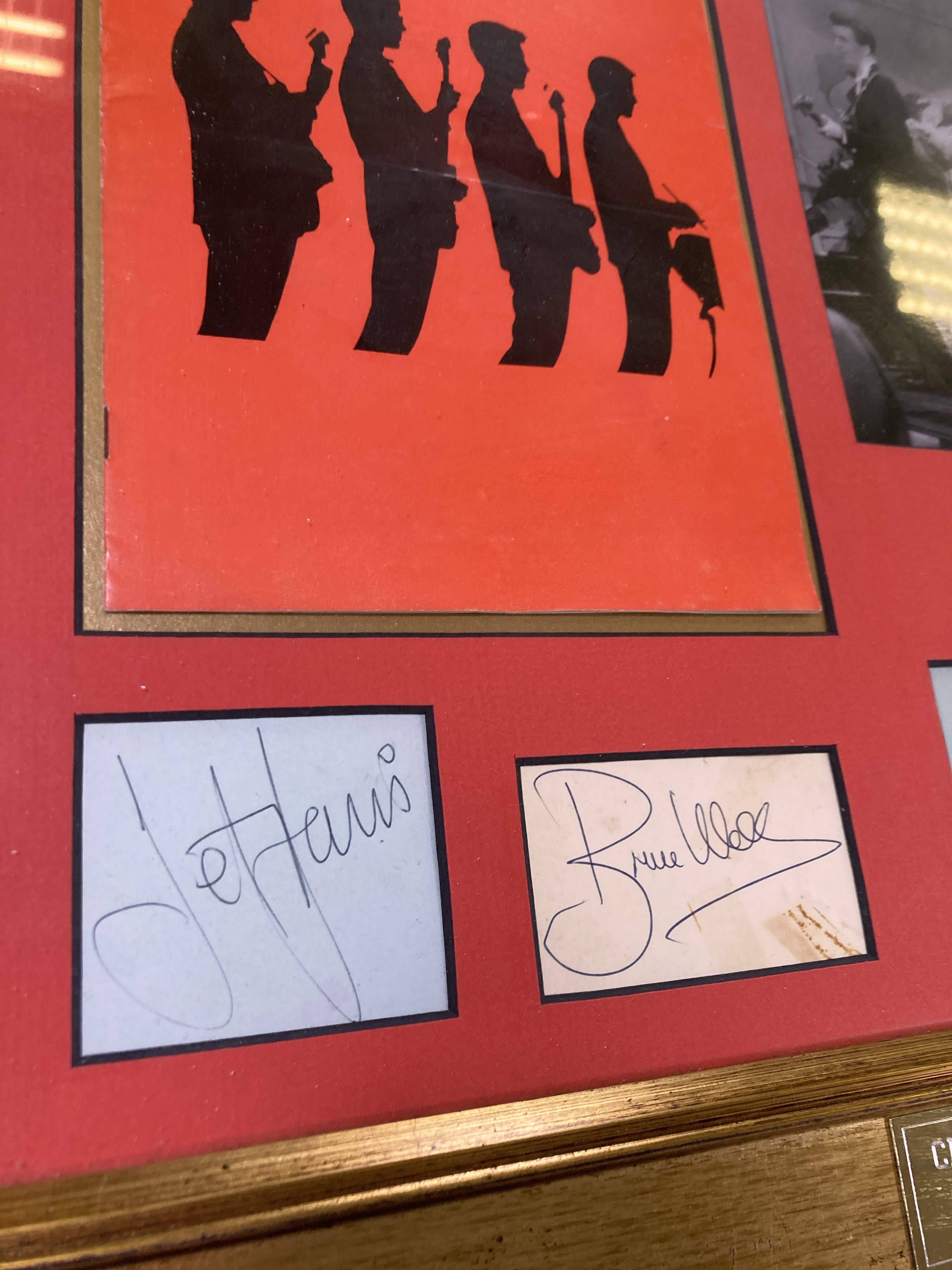 Lot 407 - BILL HALEY AUTOGRAPH / CLIFF RICHARD AND THE