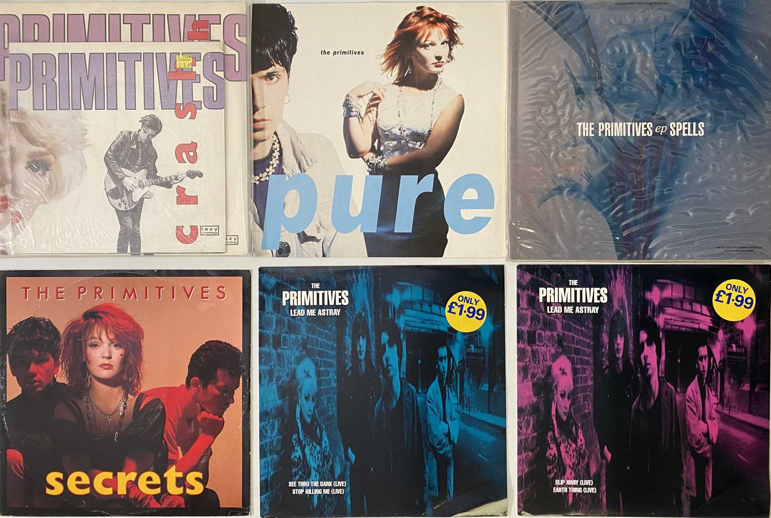 Lot 792 - THE PRIMITIVES - 12" / LP / 7" PACK