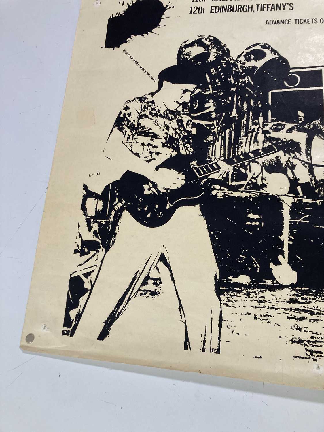 Lot 270 - THE DAMNED / THE RUTS - 1979 TOUR POSTER.