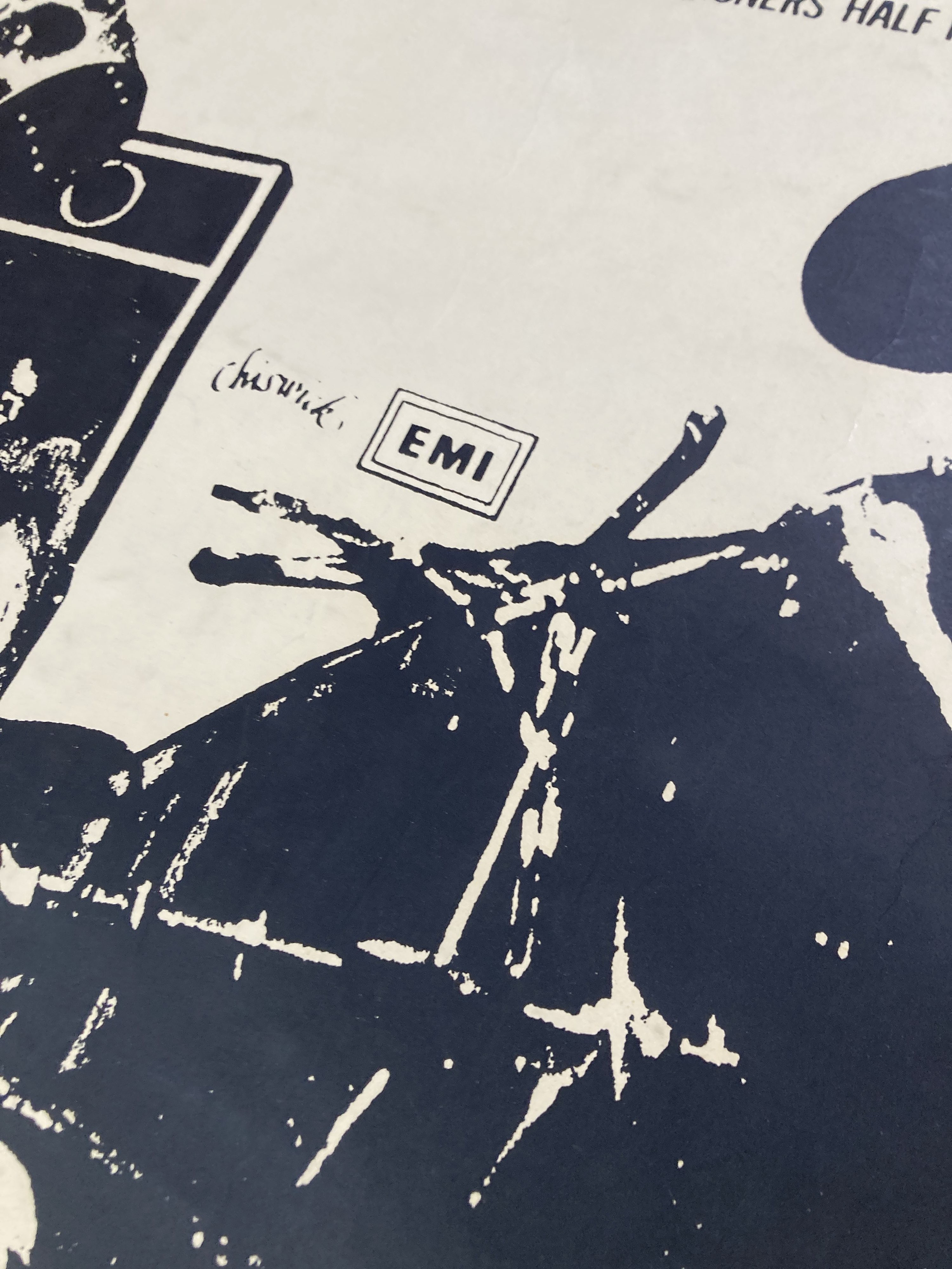 Lot 270 - THE DAMNED / THE RUTS - 1979 TOUR POSTER.