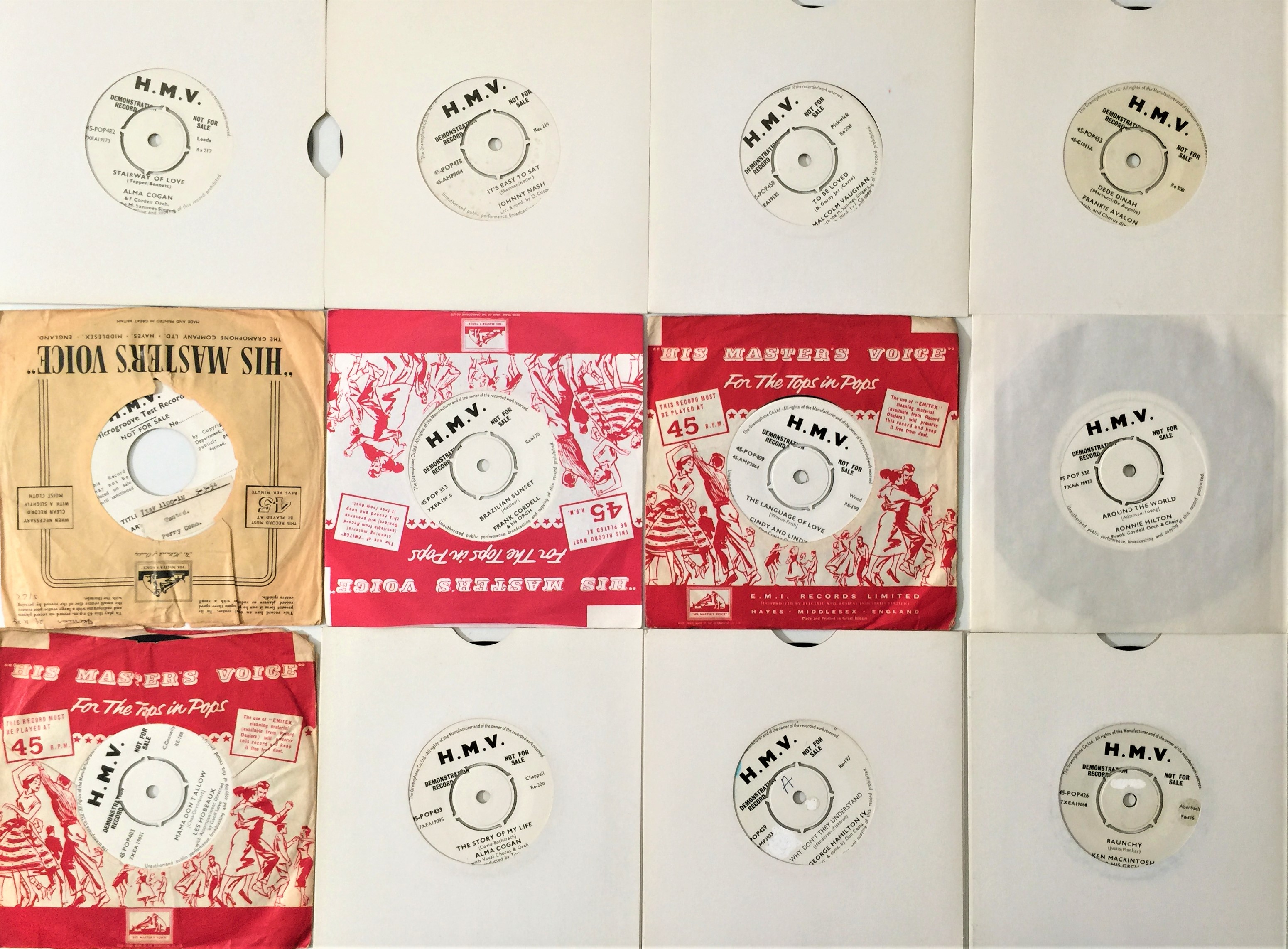 Lot 743 - HMV - 60s 7" DEMOS