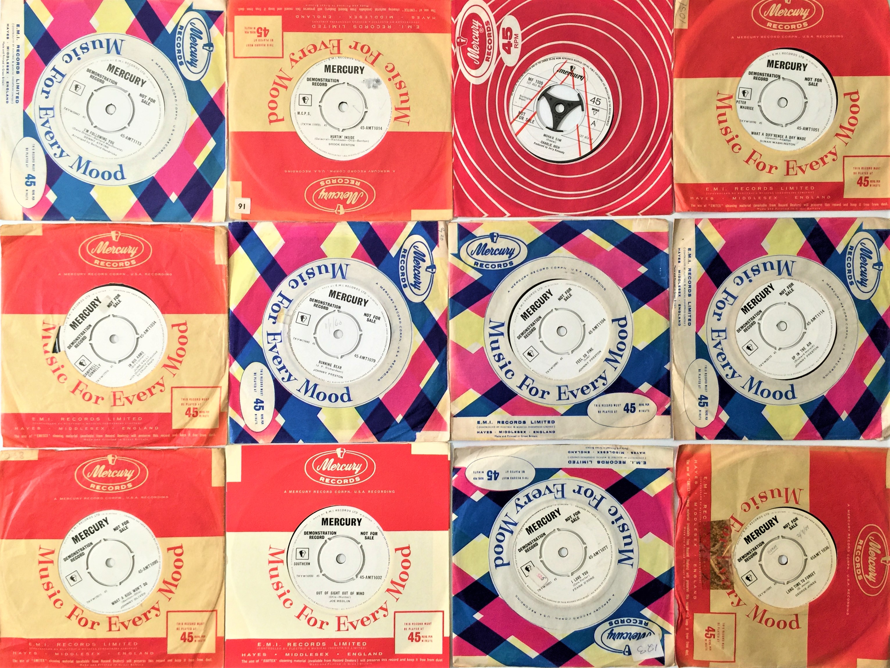 Lot 747 - MERCURY - 7" DEMOS COLLECTION