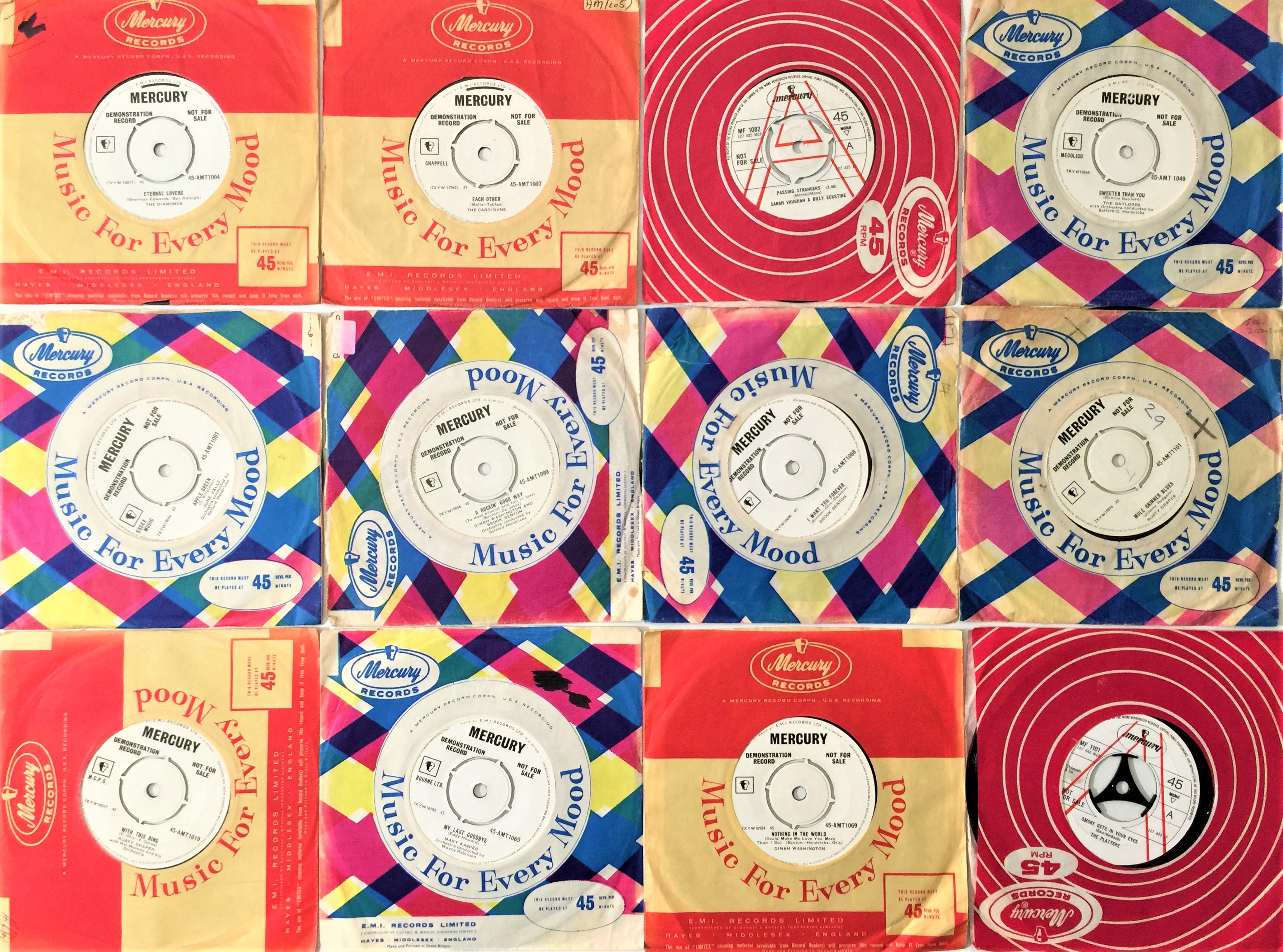 Lot 747 - MERCURY - 7" DEMOS COLLECTION