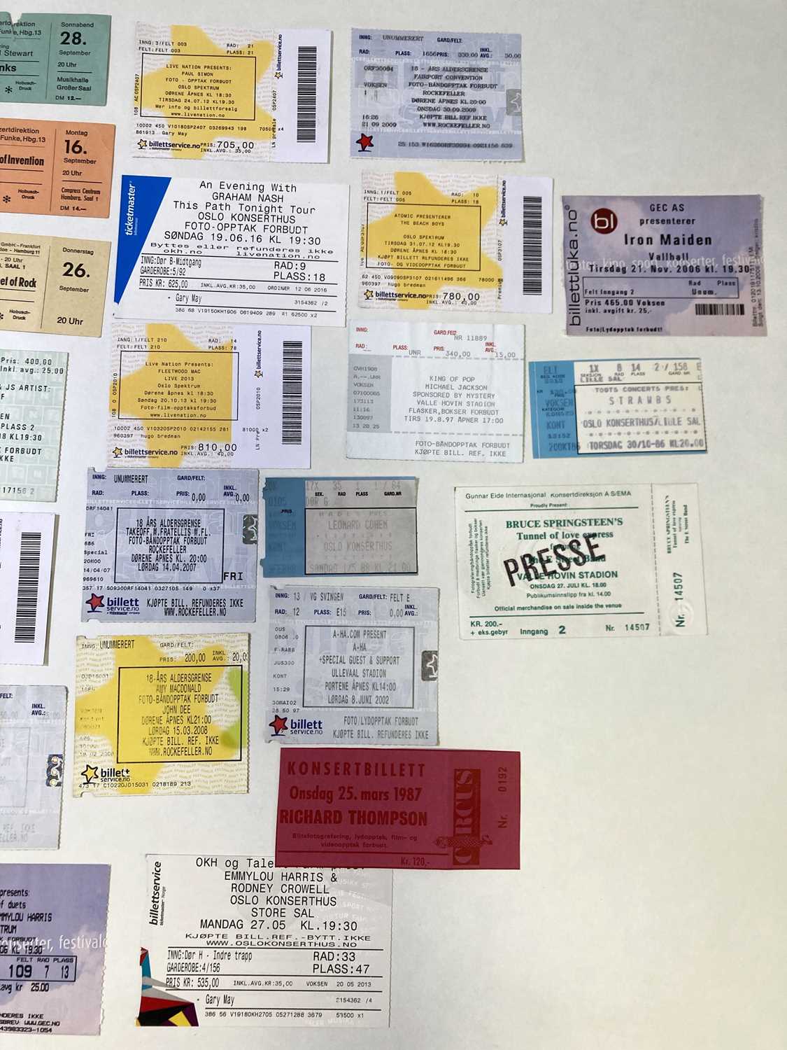 Lot 128 - 1970S EUROPEAN TICKET COLLECTION.