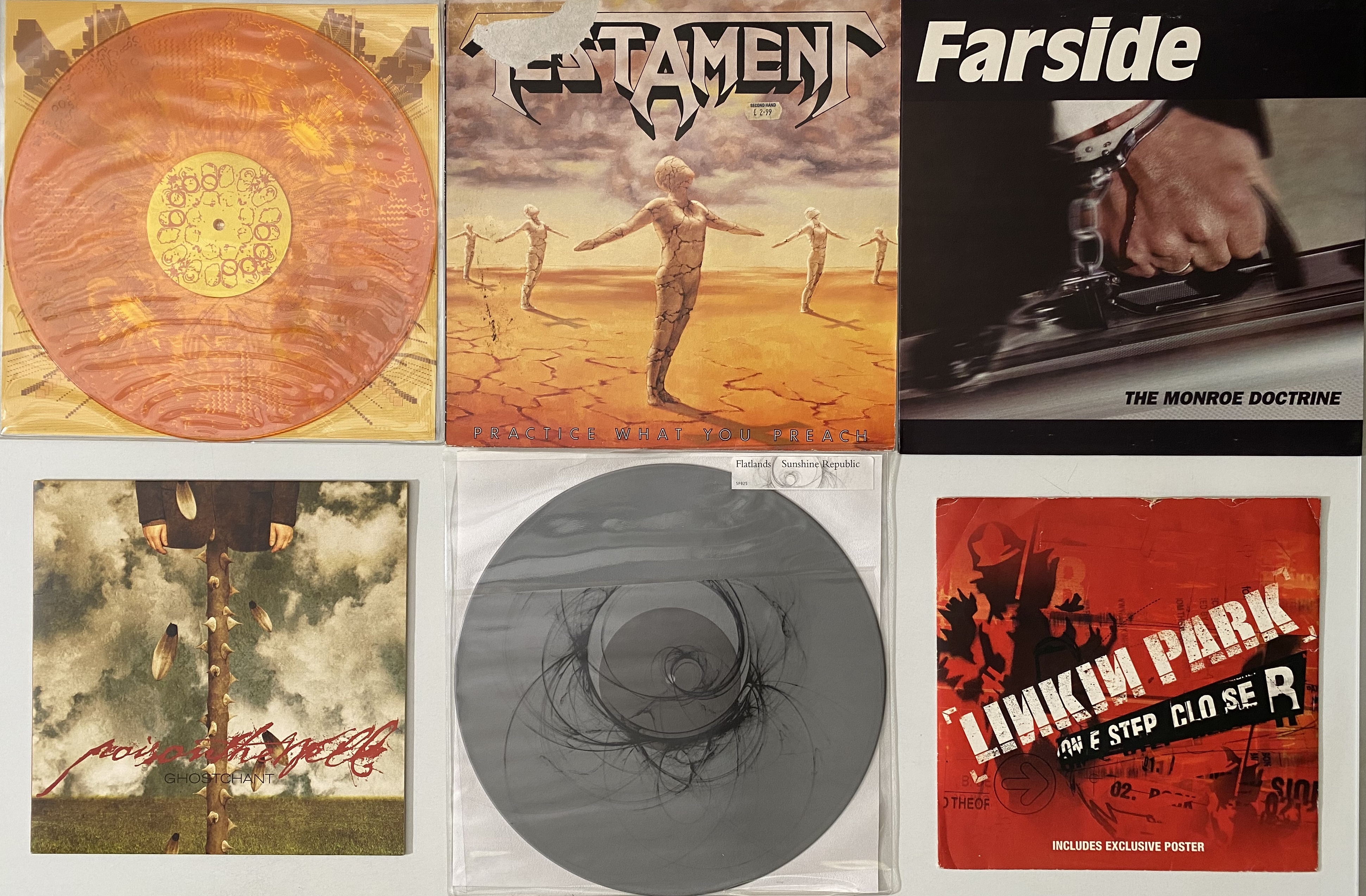 Lot 281 - METAL/GRINDCORE/HARDCORE/HEAVY ROCK - LPs/12"