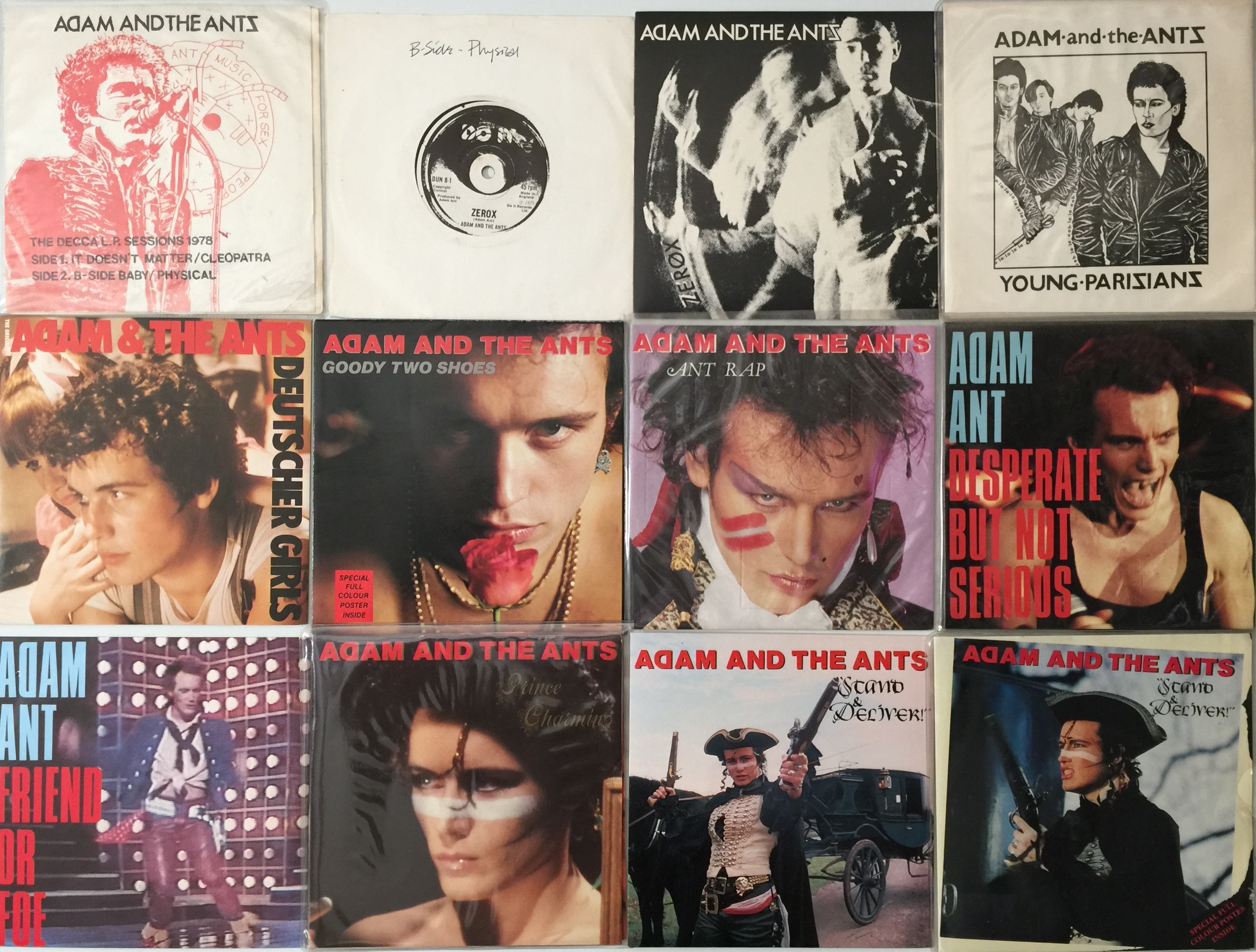 Lot 833 Adam And The Ants Lp 7 Collection