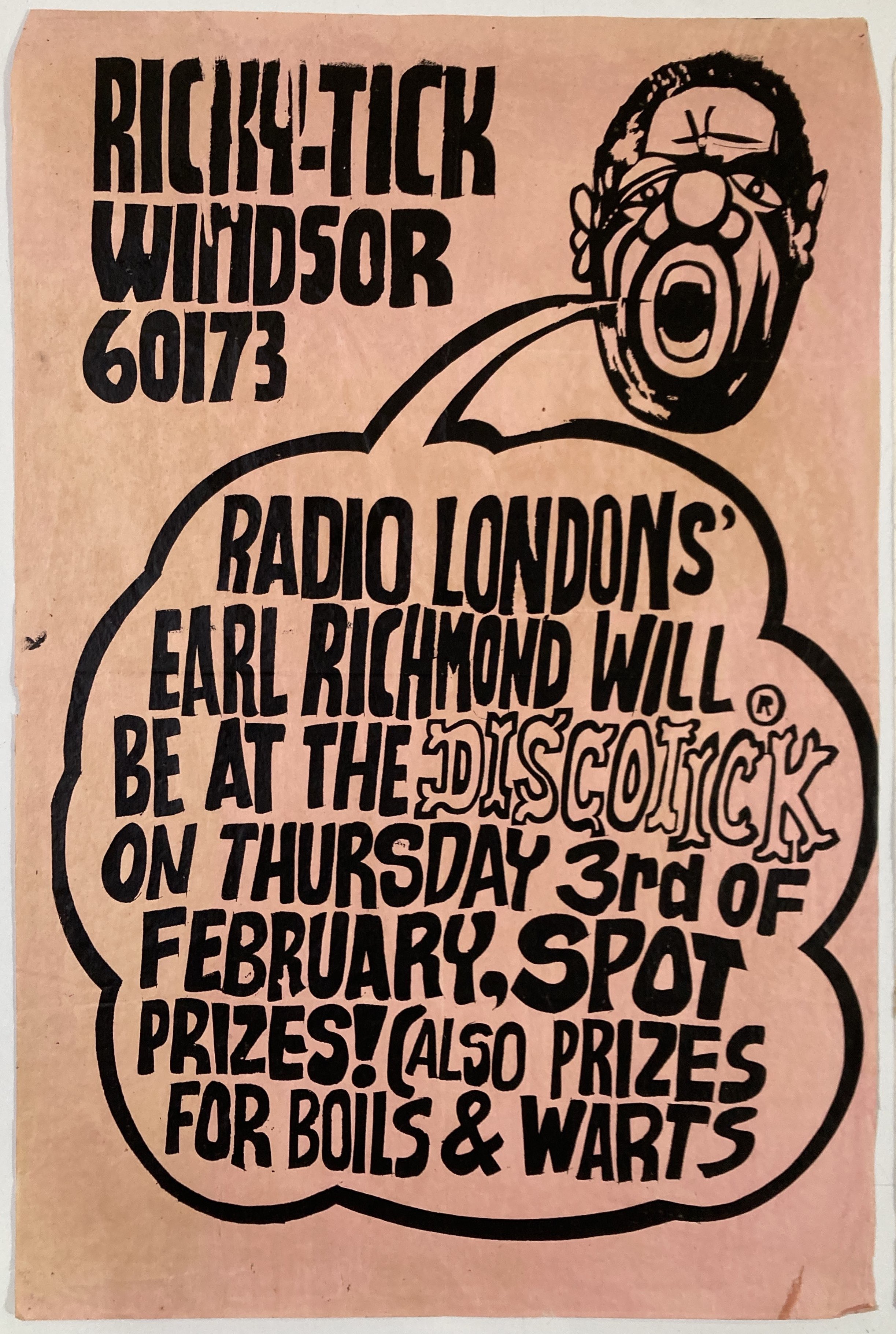 Lot 282 - RICKY TICK POSTERS INC GENO WASHINGTON