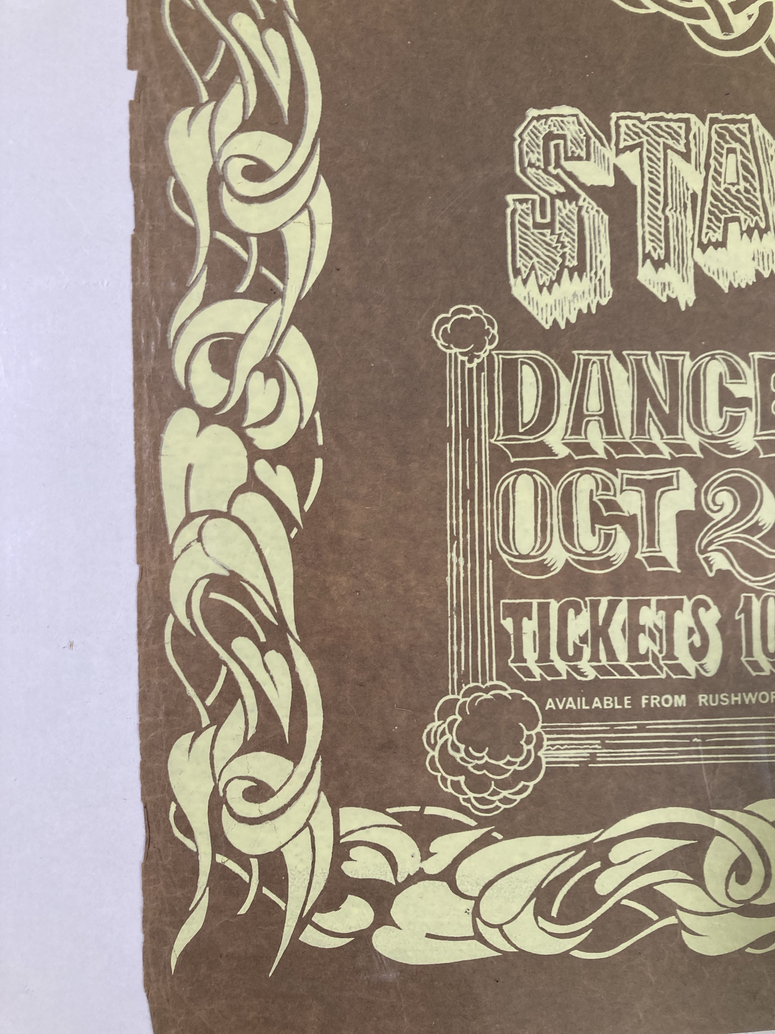 Lot 324 - THE KINKS - A RARE CONCERT POSTER FOR