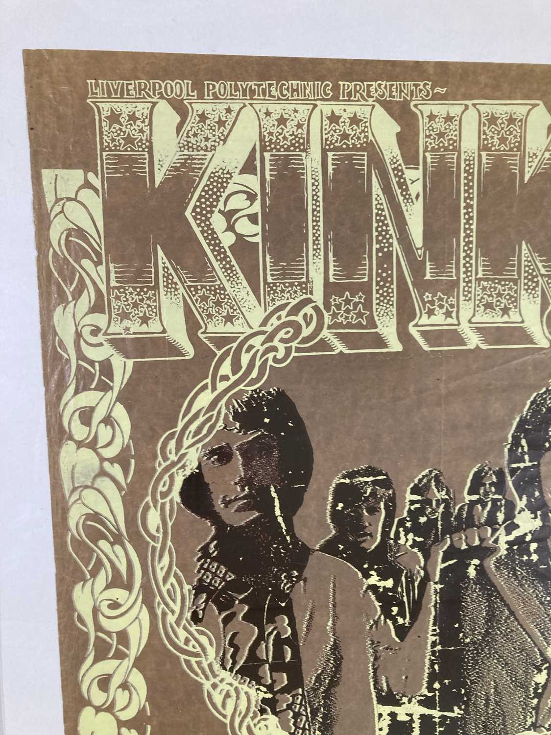 Lot 324 - THE KINKS - A RARE CONCERT POSTER FOR