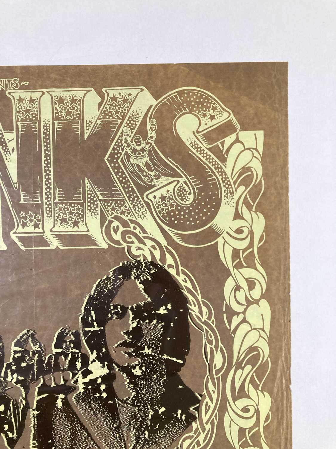 Lot 324 - THE KINKS - A RARE CONCERT POSTER FOR