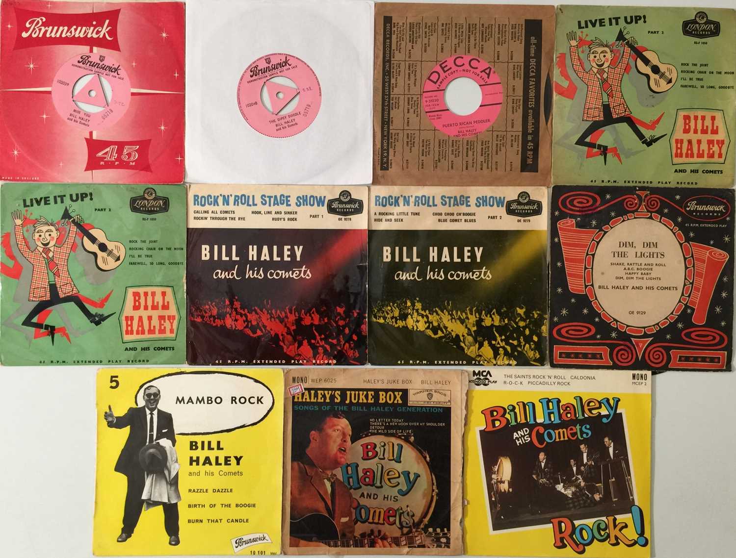 Lot 661 - BILL HALEY - EP COLLECTION PLUS VOGUE