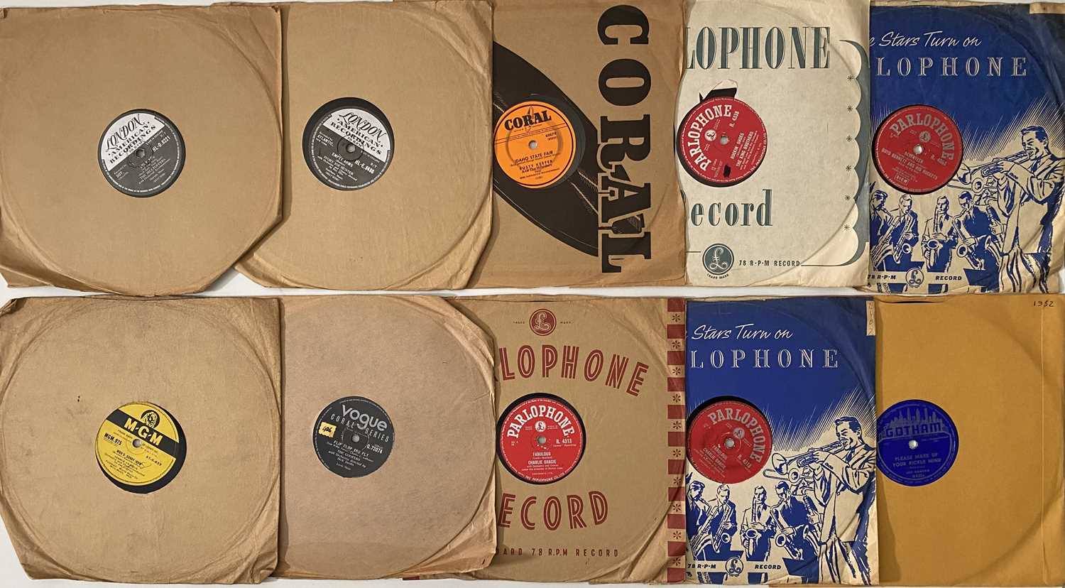 Lot 666 - R&R - 10" 78RPM COLLECTION - 'A TO K'