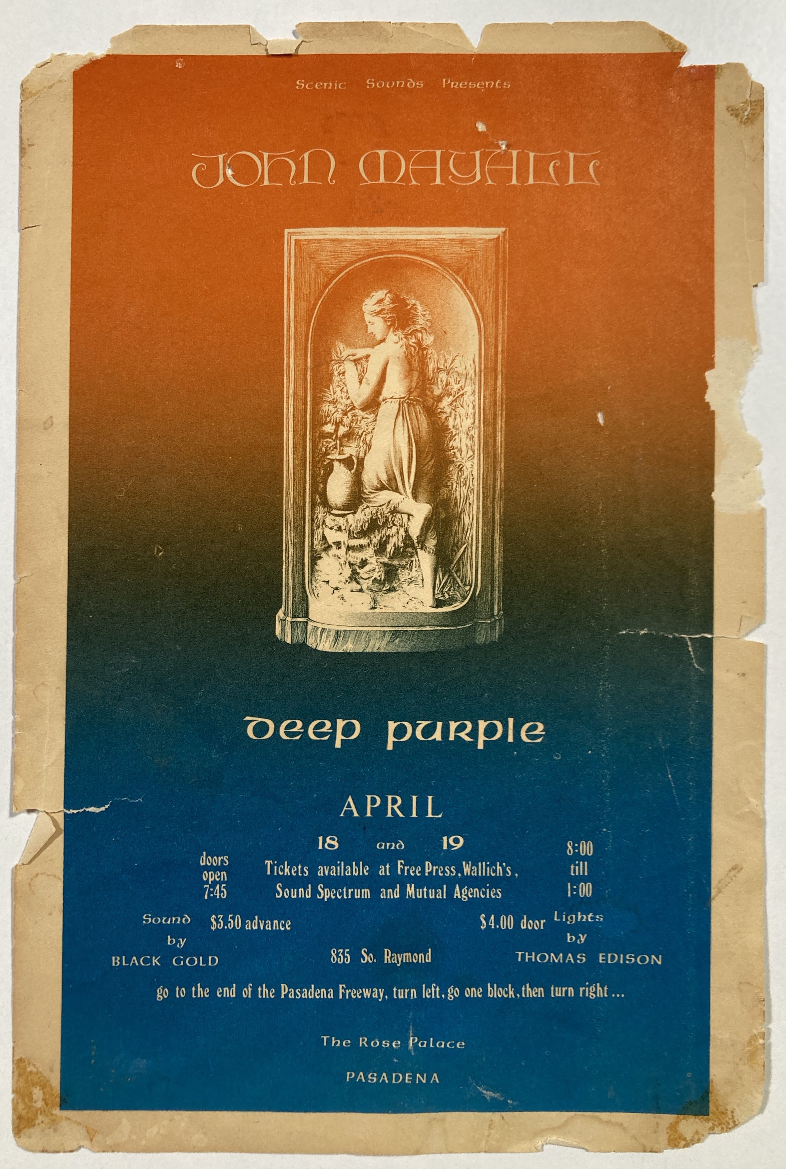 Lot 260 - HANDBILLS C 1960S INC DEEP PURPLE / PINK