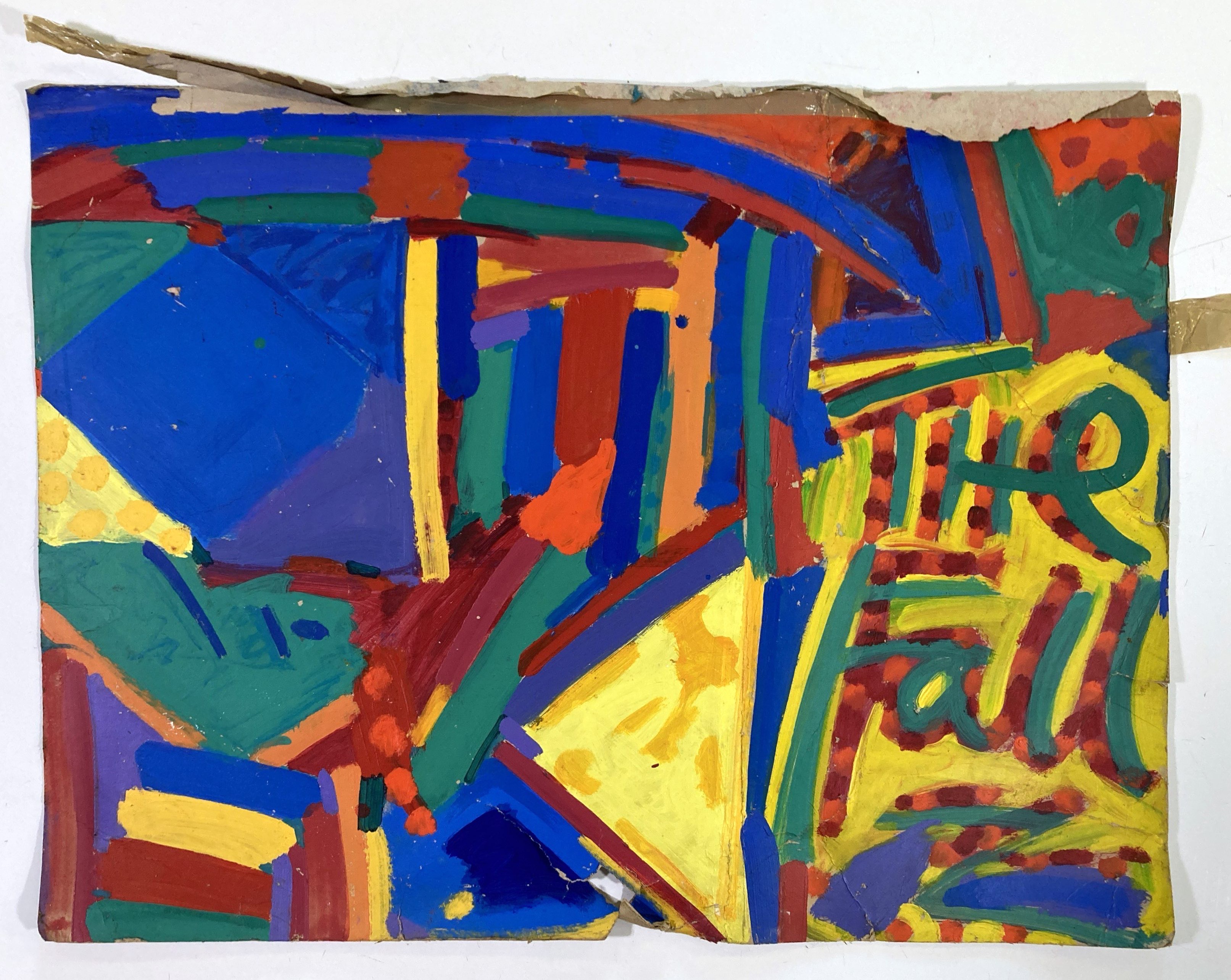 Lot 396 - MARK E. SMITH / THE FALL - ORIGINAL ARTWORK