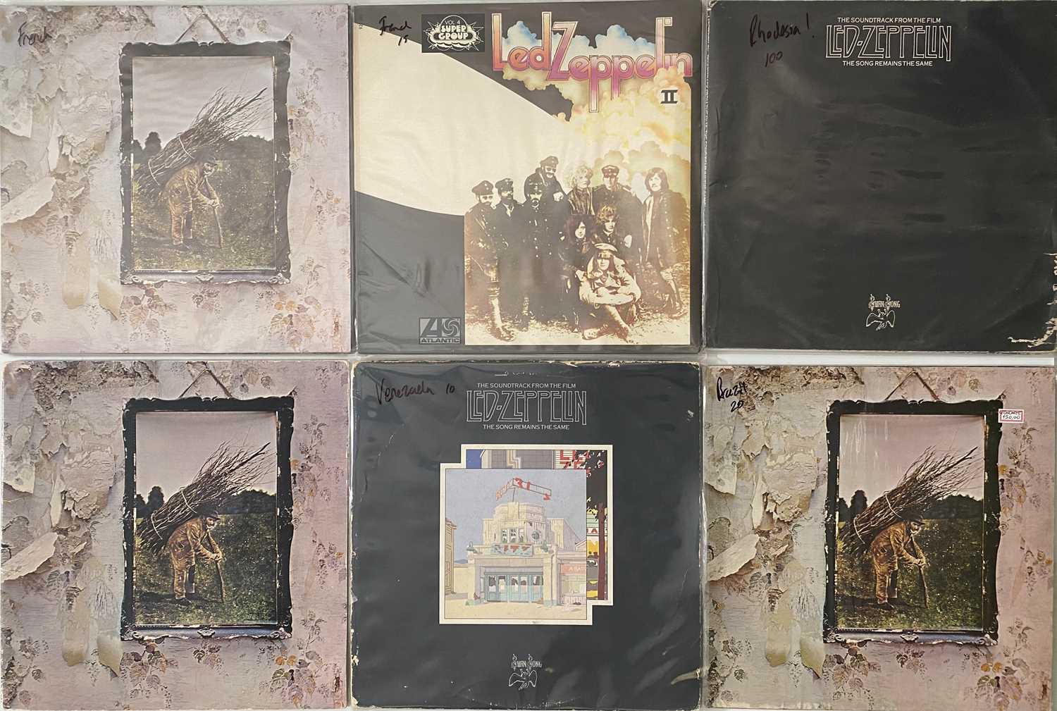 Lot 912 - LED ZEPPELIN/ HEAVY ROCK - LPs/ 7" PACK