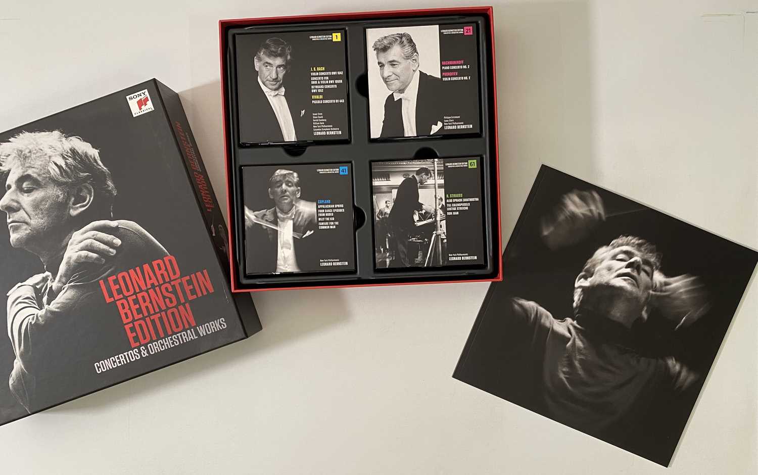 Lot 16 - LEONARD BERNSTEIN - CLASSICAL CD BOX SETS