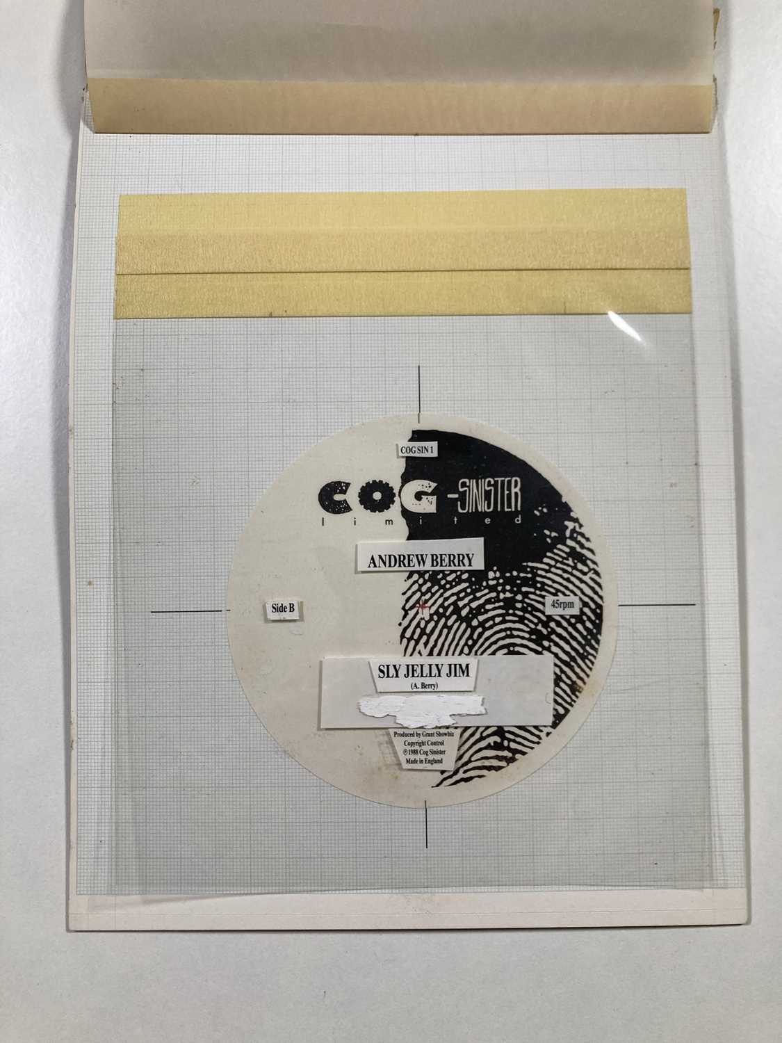 Lot 421 - MARK E. SMITH / THE FALL - PROOF ARTWORK FOR