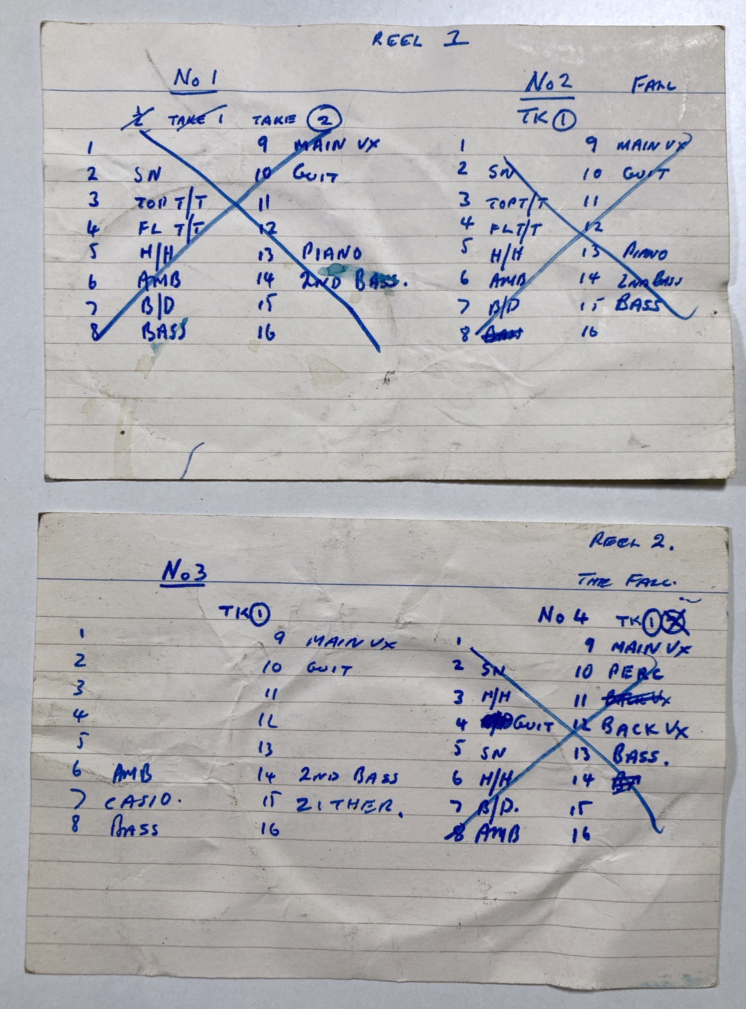 Lot 428 - MARK E. SMITH / THE FALL - MASTER TAPE REEL.