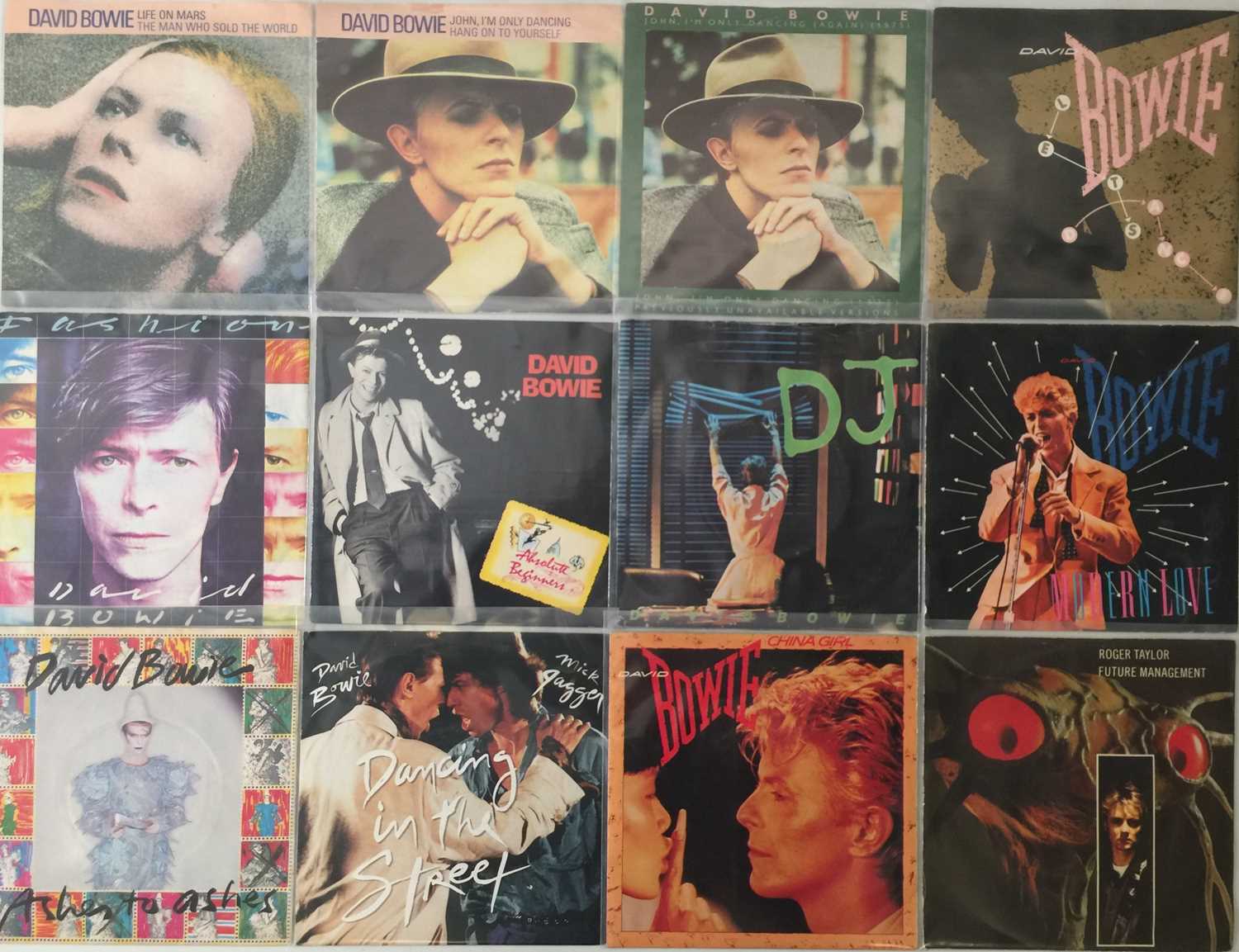 Lot 687 - QUEEN/DAVID BOWIE - 7" COLLECTION