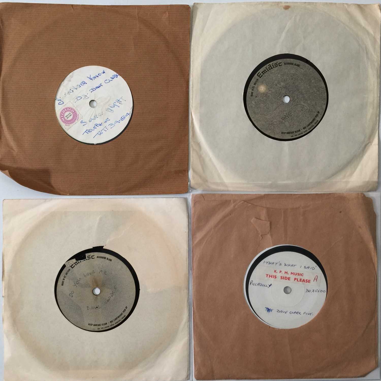 Lot 699 - DAVE CLARK - 7" ACETATES/TEST PRESSING