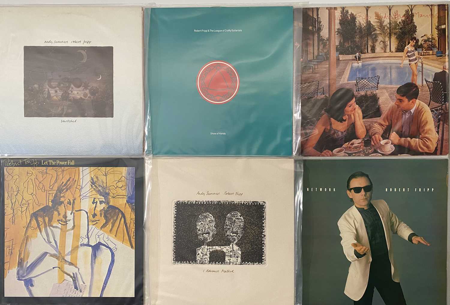 Lot 636 - ROBERT FRIPP/ BRIAN ENO AND RELATED - LPs