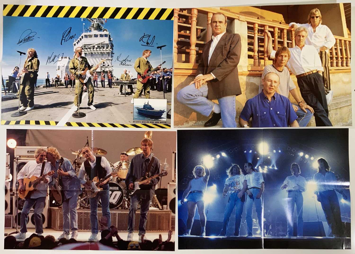 Lot 63 - STATUS QUO FAN CLUB MEMORABILIA/PROGRAMME