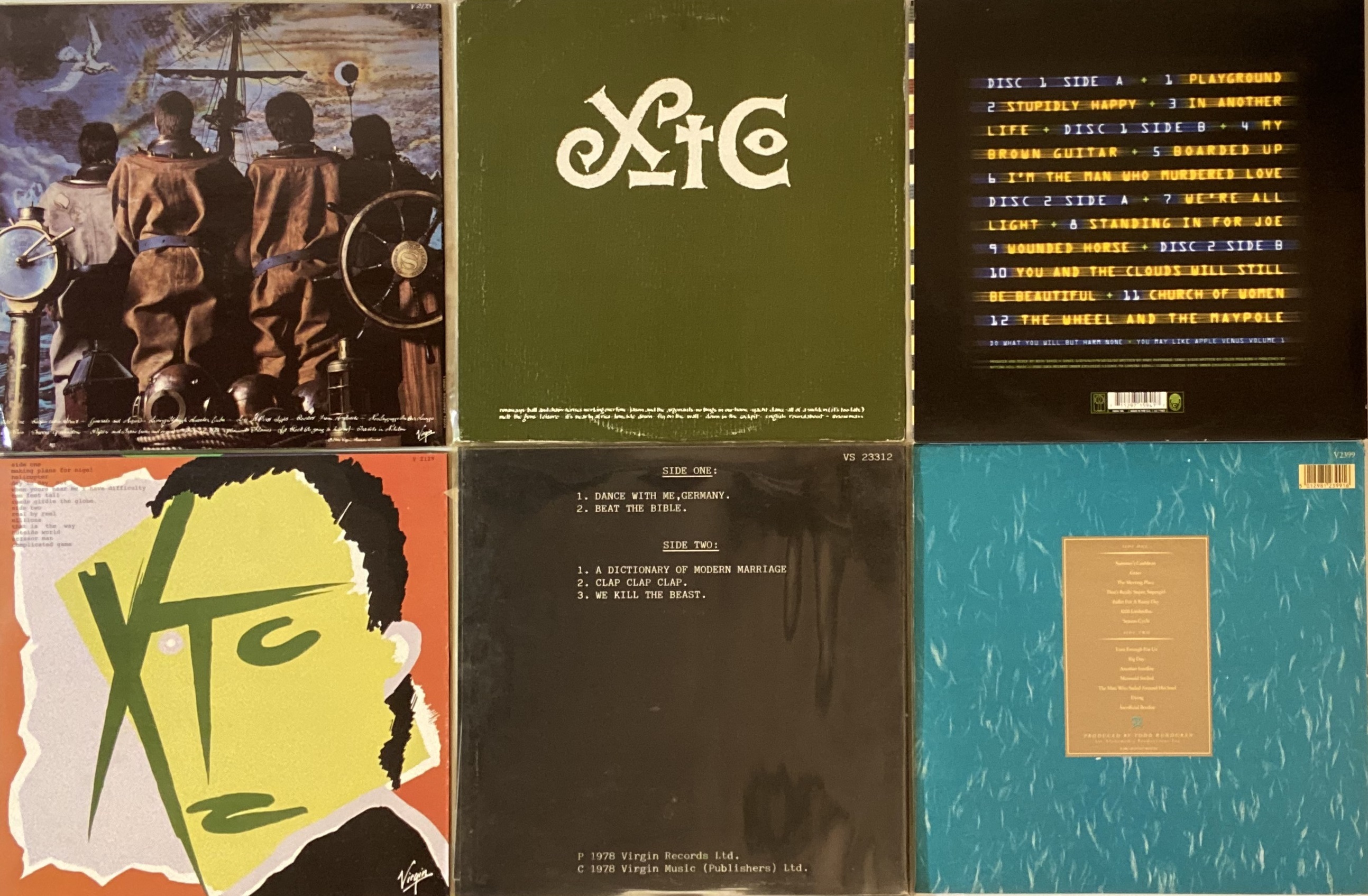Lot 1 - XTC - LPs