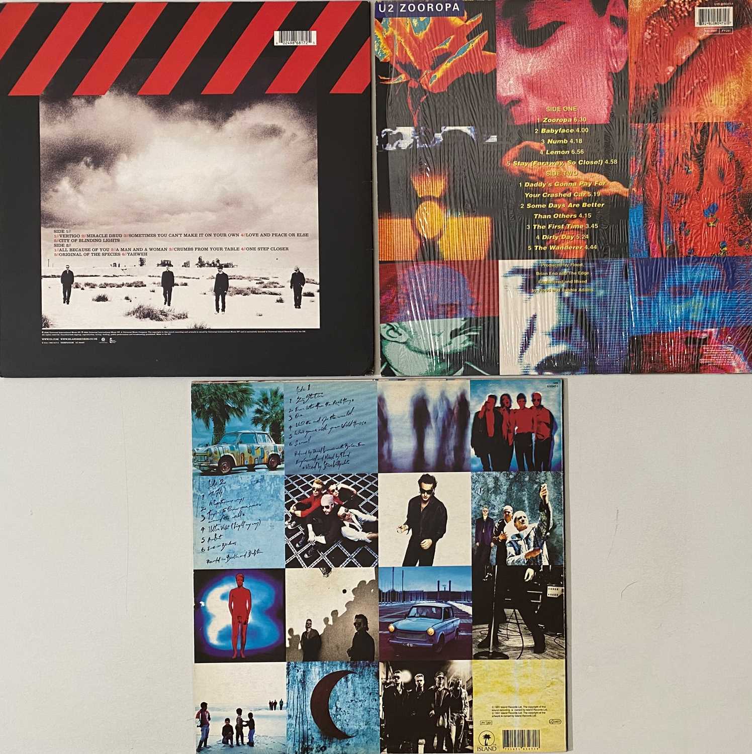 Lot 997 - U2 - LP RARITIES