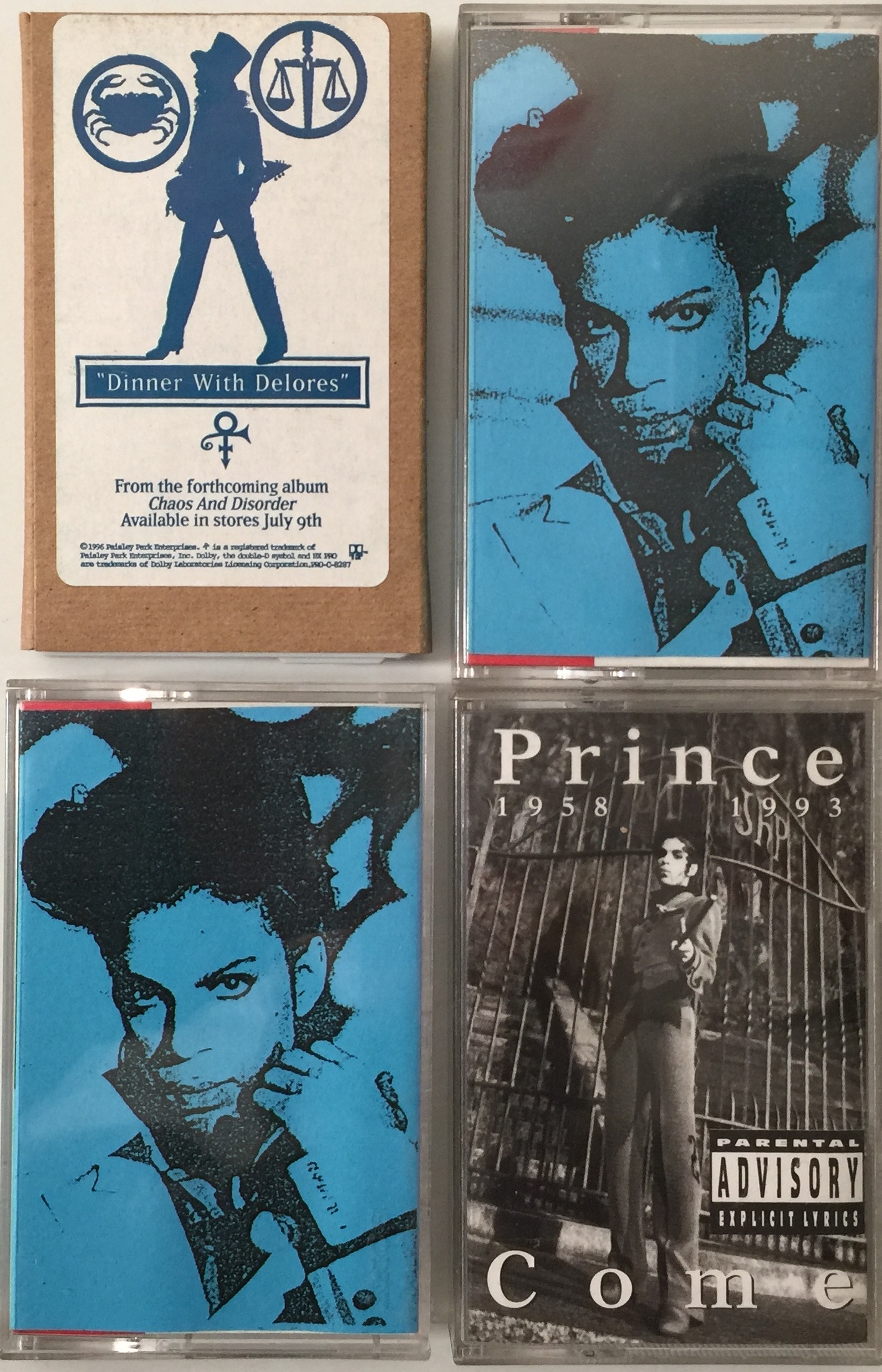 Lot 957 - PRINCE - VHS AND CASSETTES