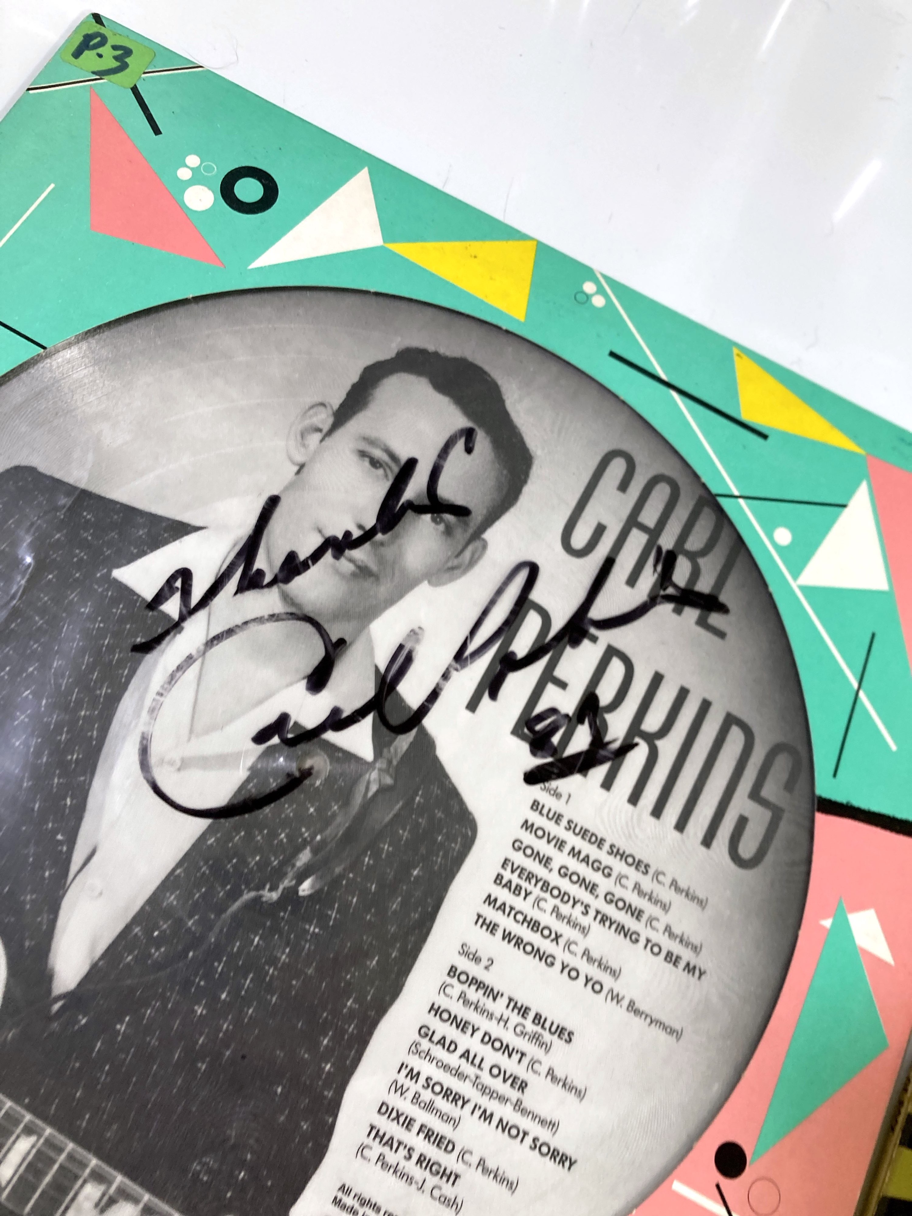 Lot 359 - CARL PERKINS - SIGNED LPS.