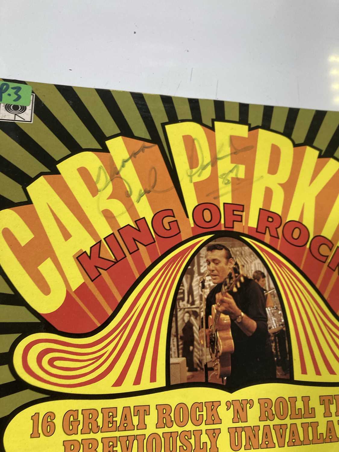 Lot 359 - CARL PERKINS - SIGNED LPS.