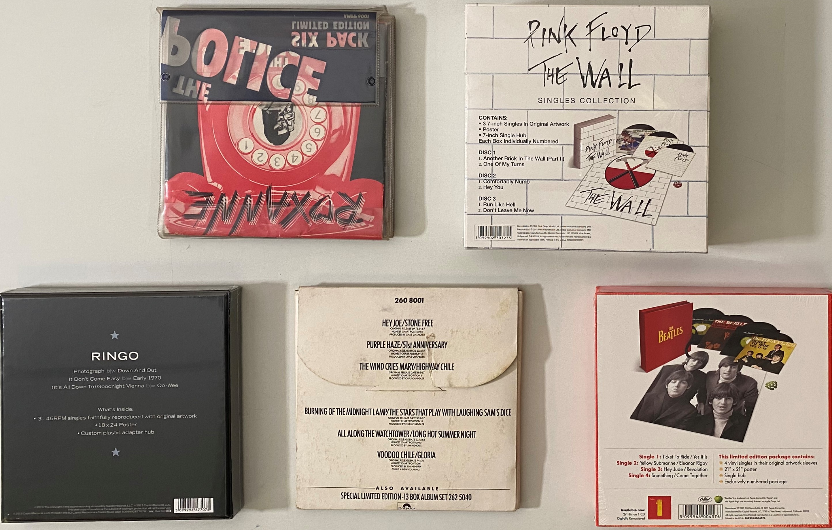 Lot 1010 - CLASSIC ROCK - 7" BOX SETS