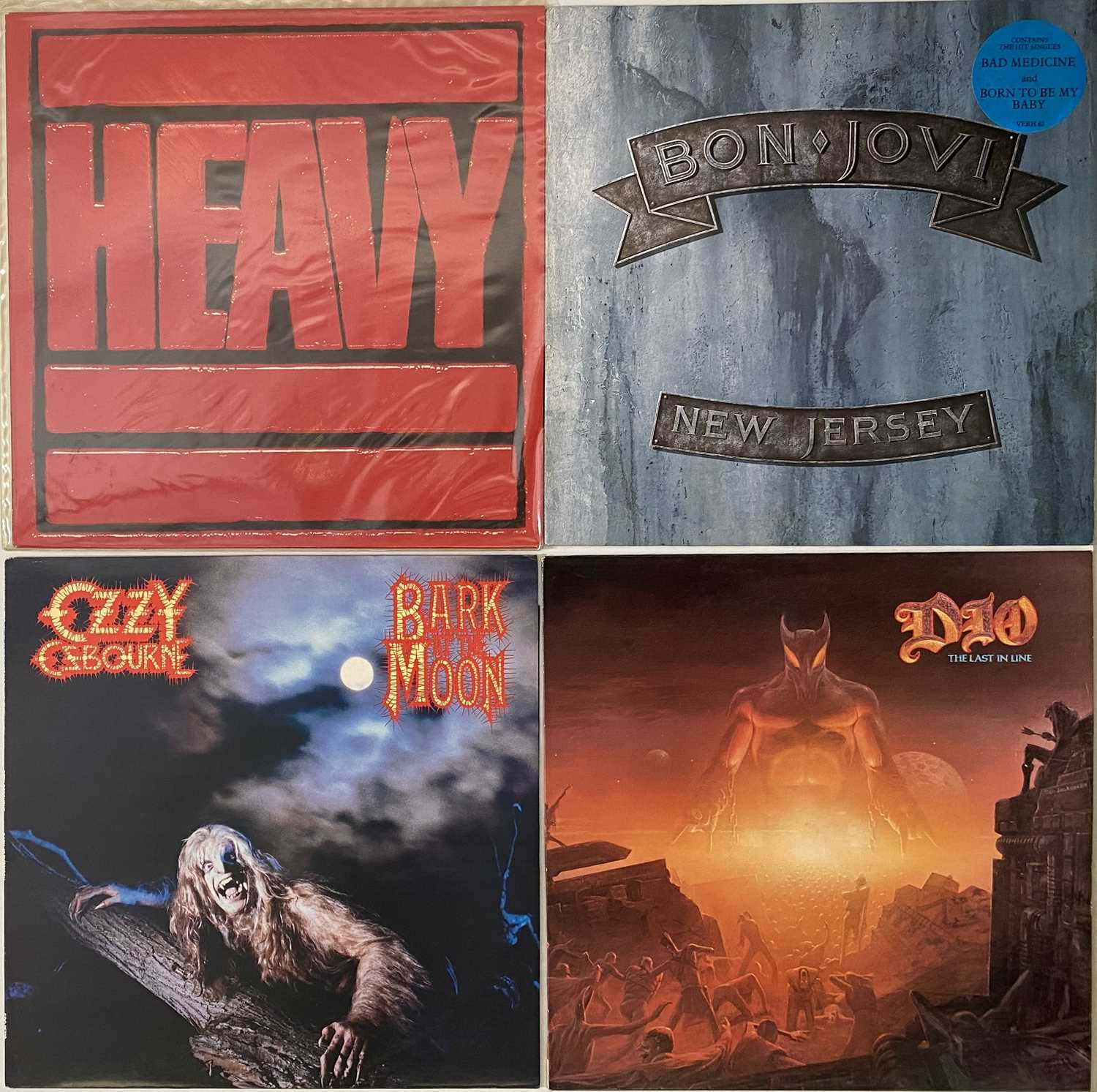 Lot 1014 - HEAVY ROCK/ METAL - LP COLLECTION