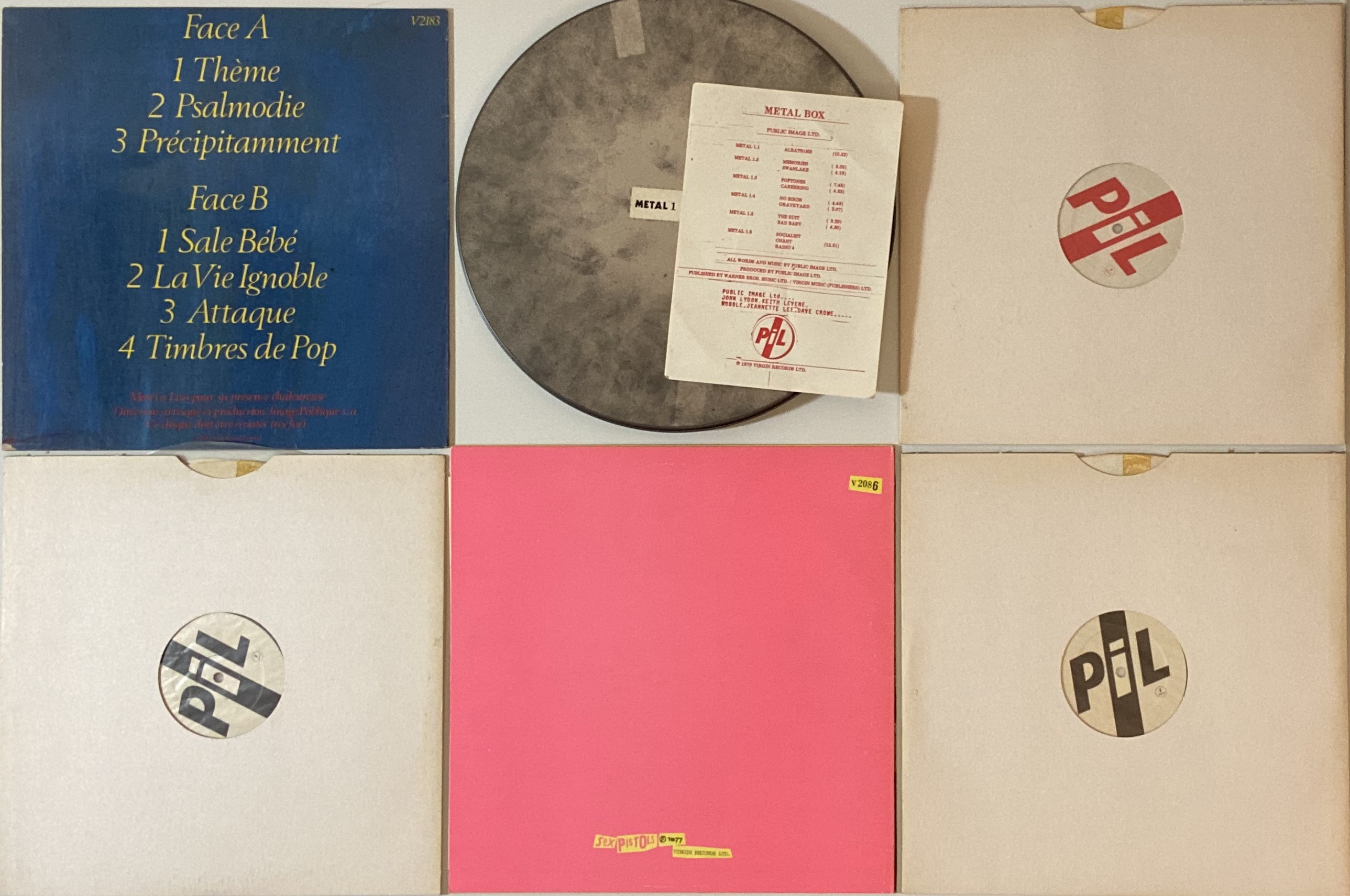 Lot 33 - PIL/ SEX PISTOLS - LP COLLECTORS PACK