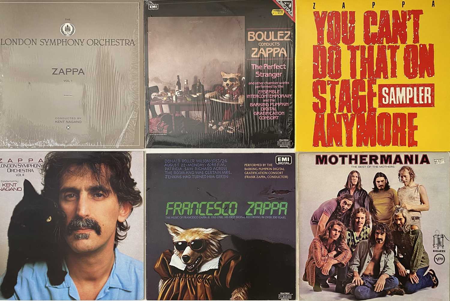 Lot 1099 - FRANK ZAPPA - LP COLLECTION.