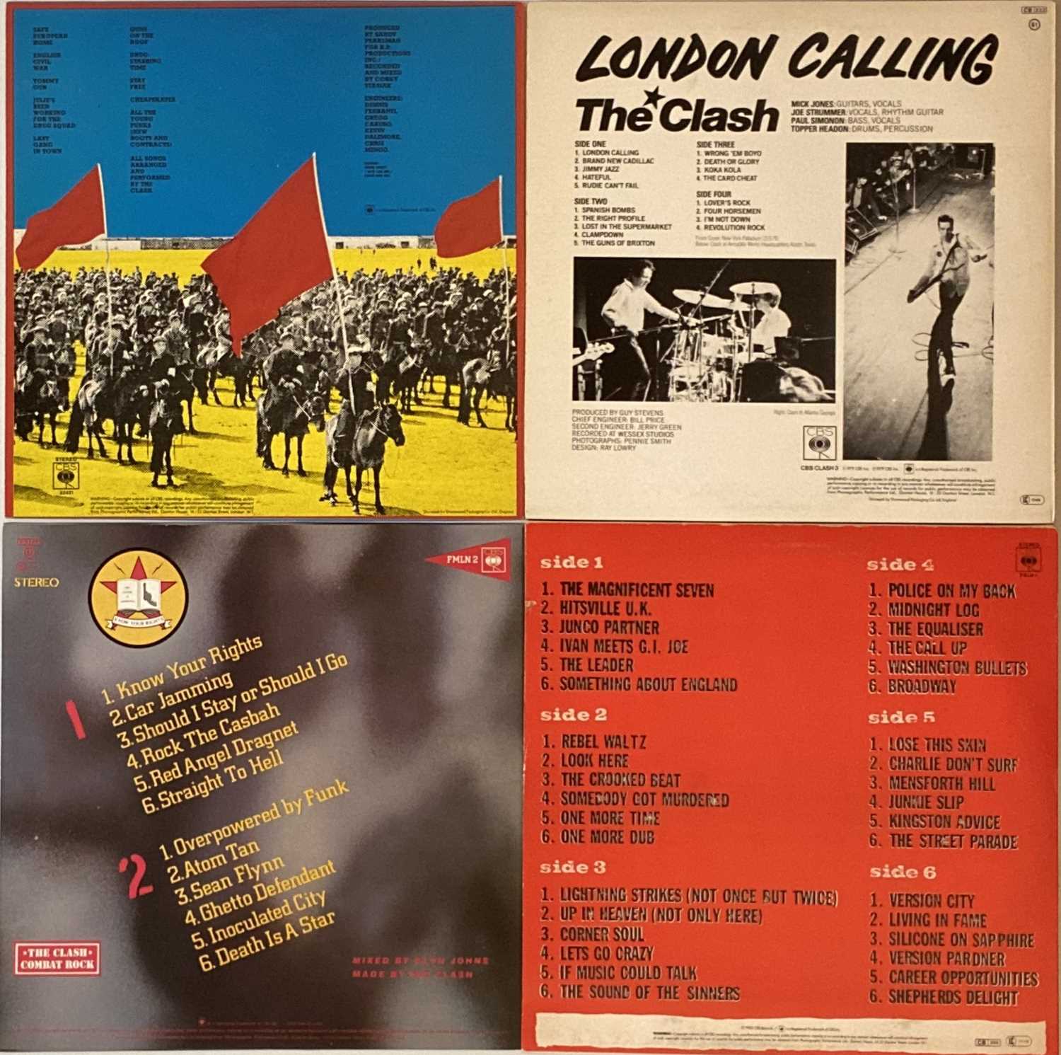 Lot 35 The Clash Lps