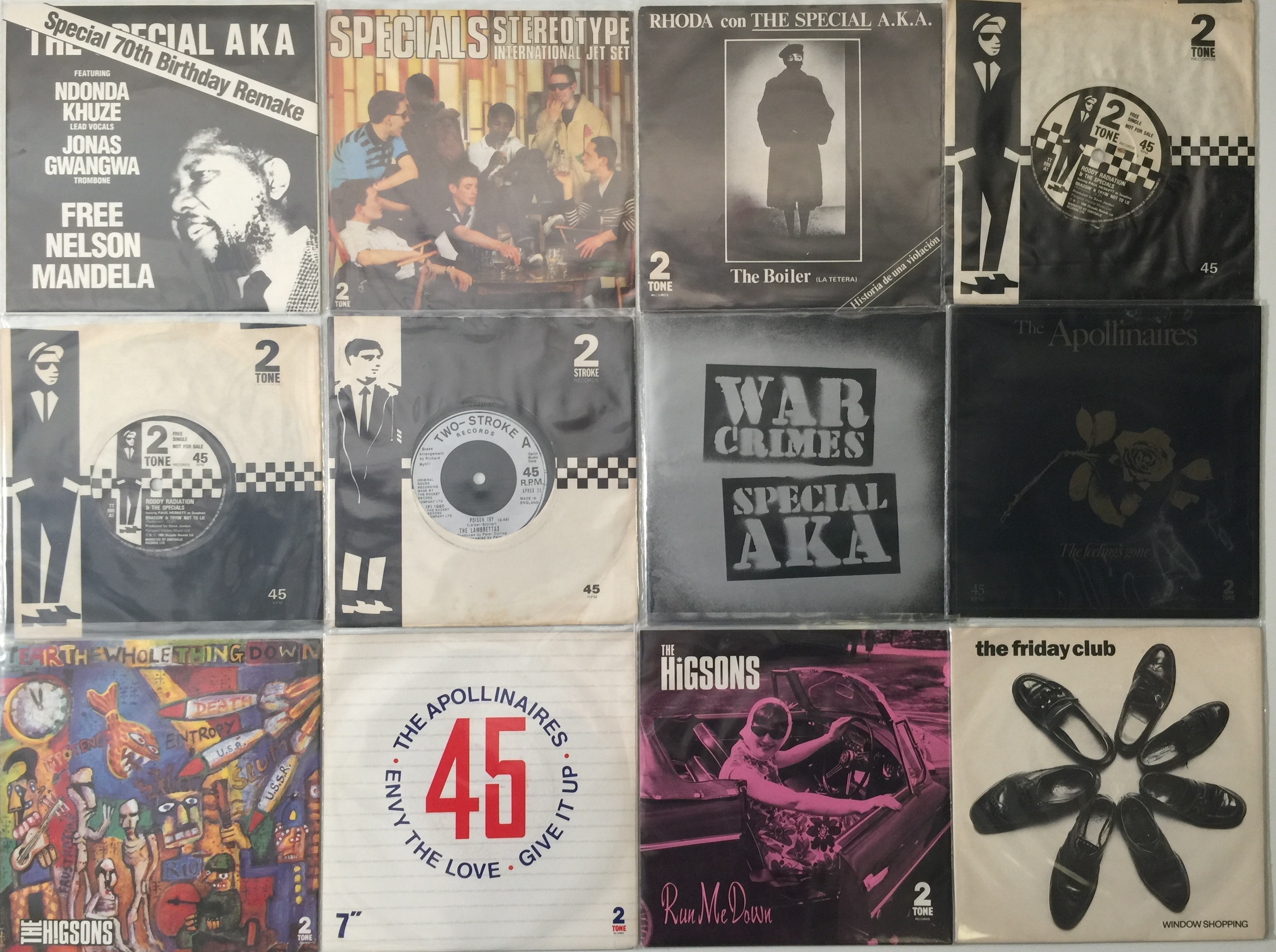 Lot 1112 - 2 TONE RECORDS - 7 " ARCHIVE