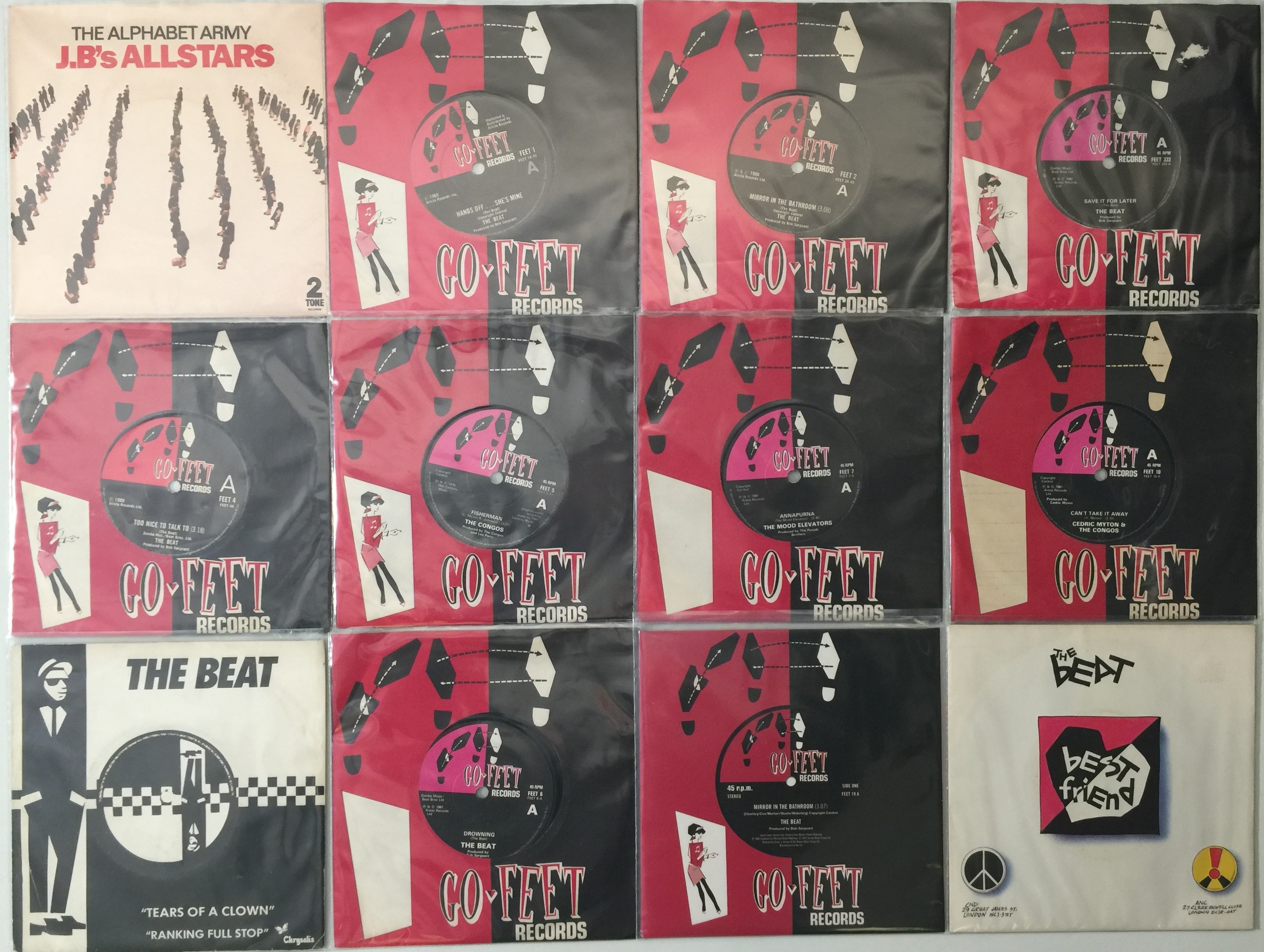 Lot 1112 - 2 TONE RECORDS - 7 " ARCHIVE