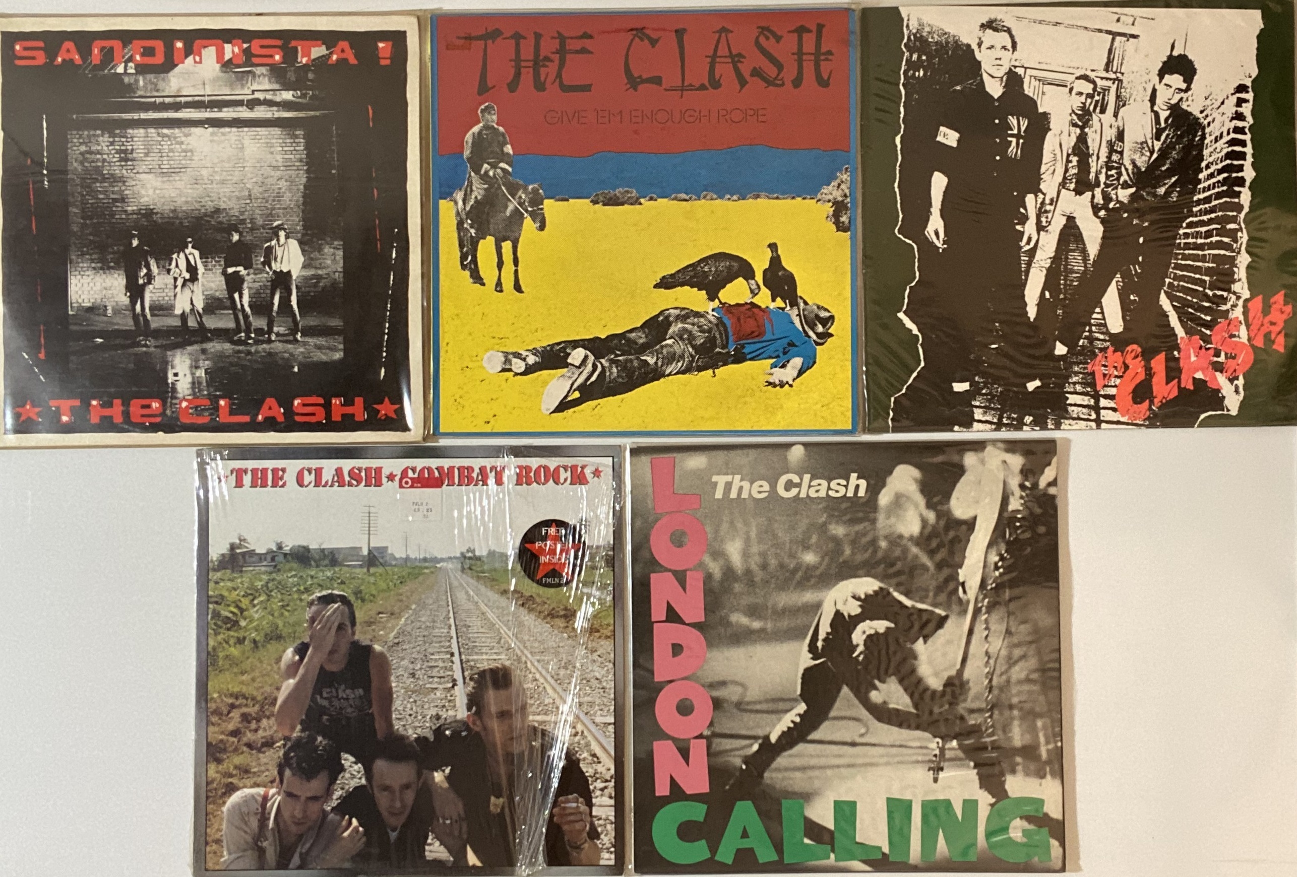Lot 4 - THE CLASH - LPs